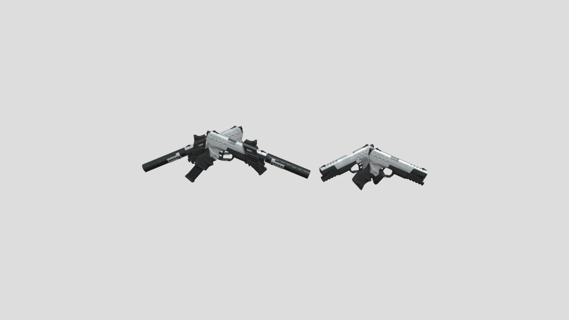 Sci-fi guns - 3D model by Bert (@alikus.com) [8d1e1b7] - Sketchfab