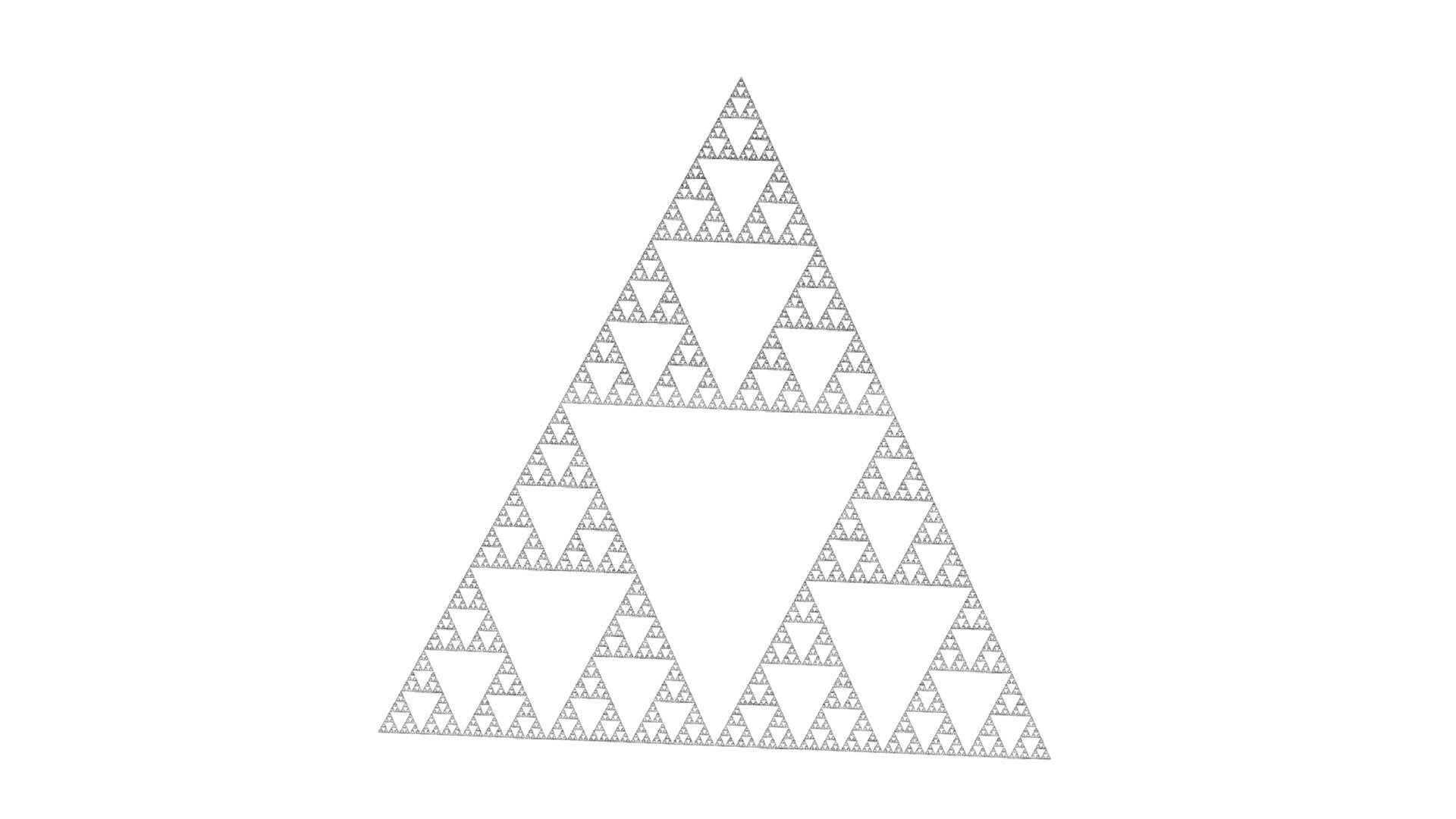 Sierpienski Triangle - 3D model by myboy2012 [8d1e445] - Sketchfab