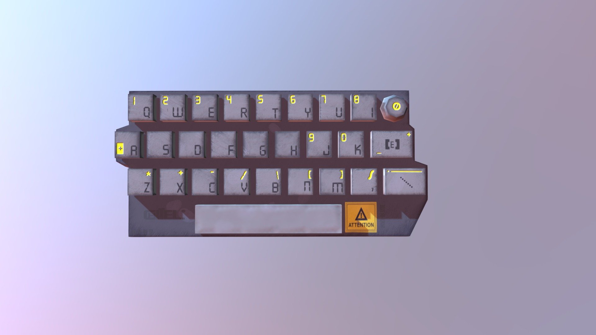 Keyboard - 3D model by Json.Lin [8d1fec7] - Sketchfab