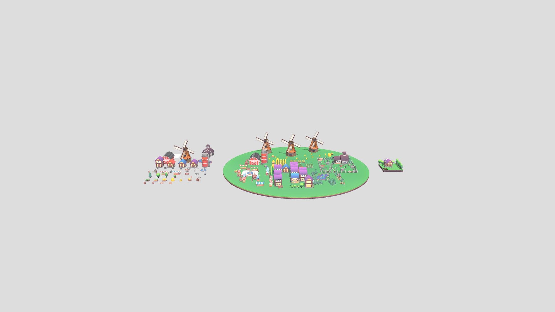 village-town-assets - 3D model by Efohp [8d20284] - Sketchfab