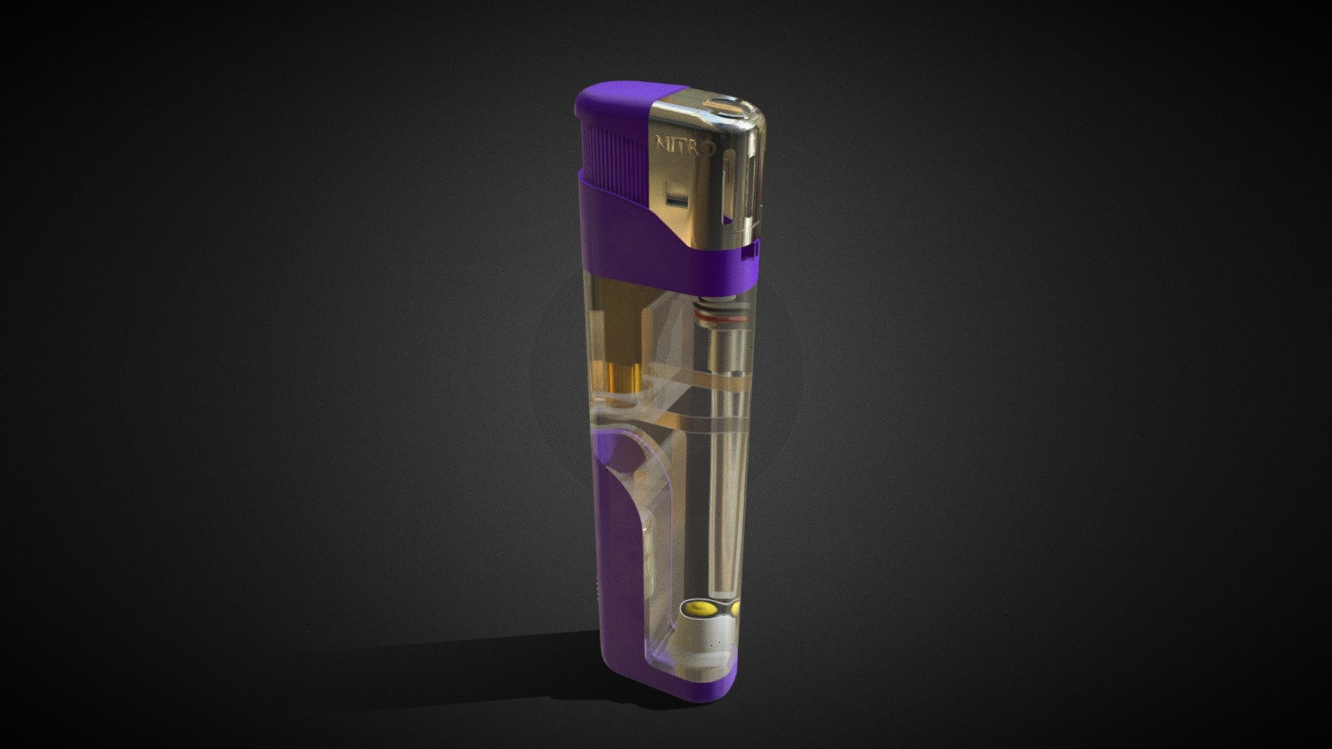Realistic_Plastic_Lighter - 3D model by AT design studio ...
