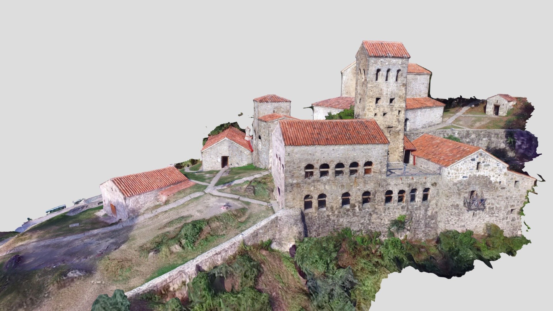 Nekresi monastery - Download Free 3D model by bumbeishvili [8d217c3 ...