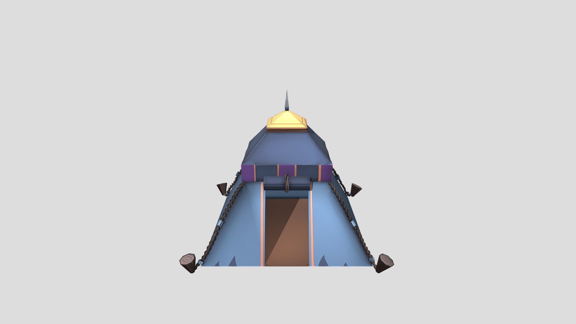 Tent - 3D model by ClaudiaLaici [8d218cc] - Sketchfab