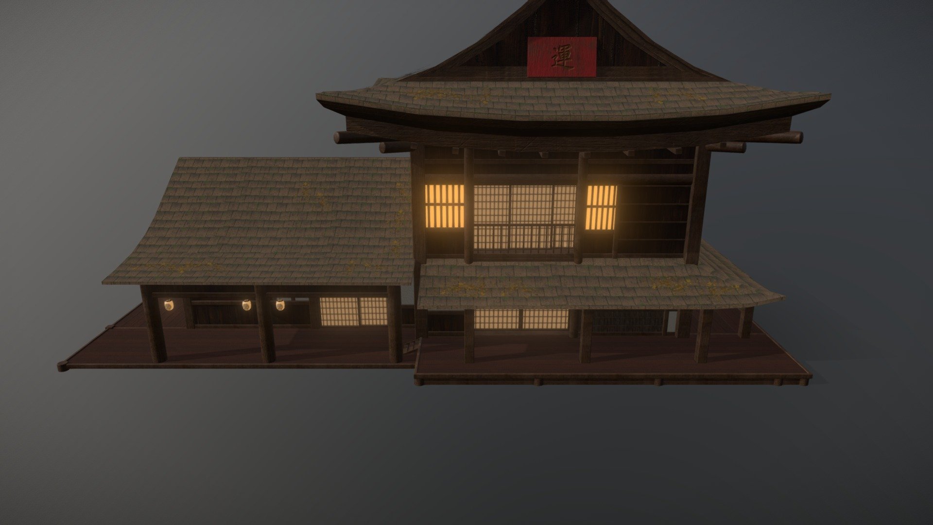 Low Poly Japenese House - Download Free 3D model by duperonvincent ...