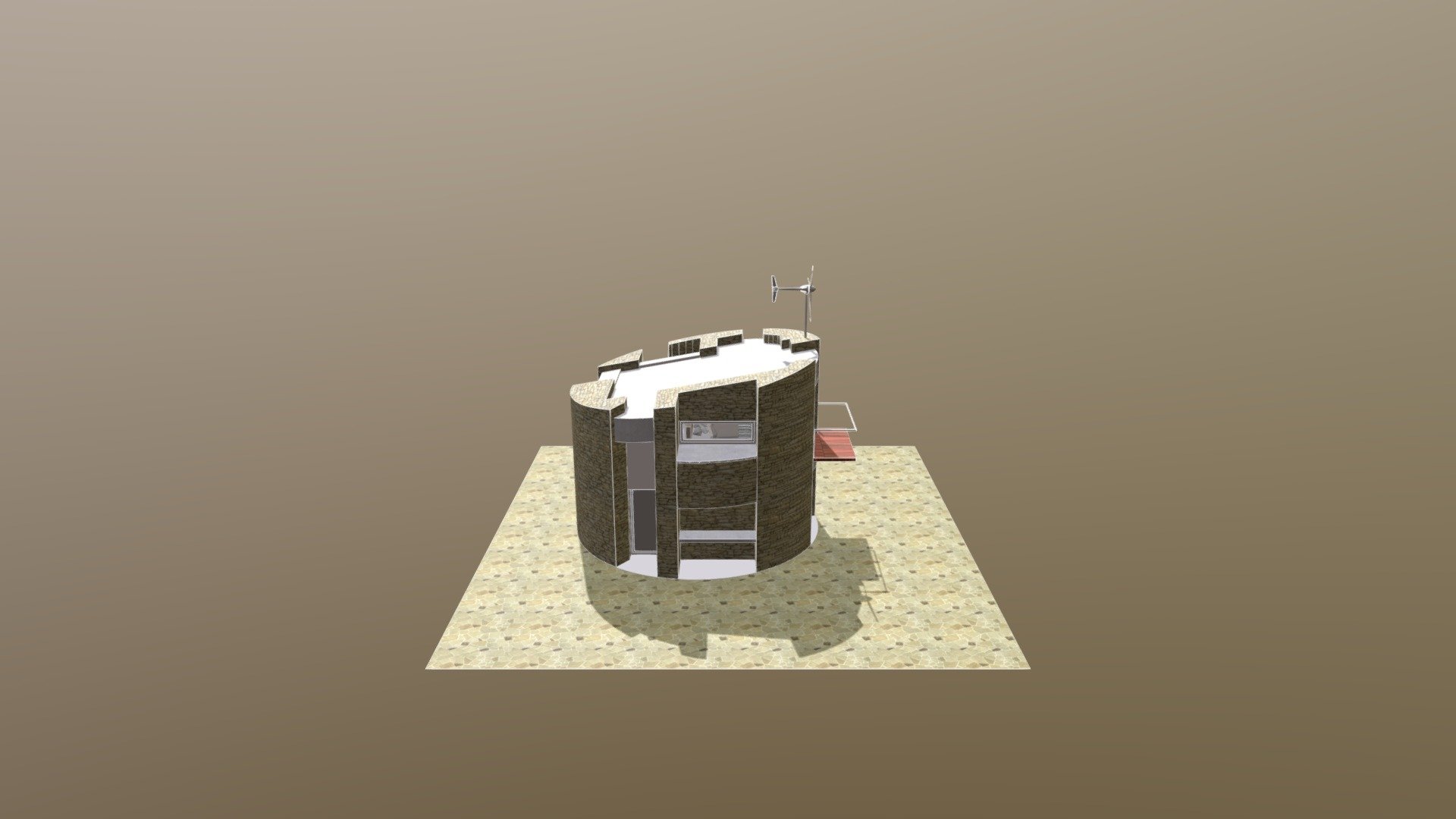 Contemporary Mill House - 3D model by GiorgosIgglezakis [8d227cd ...