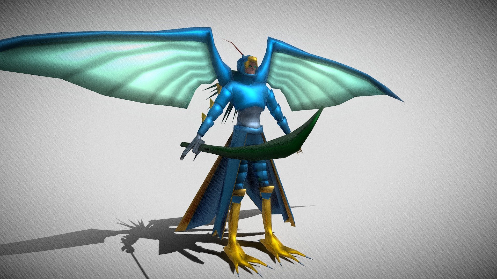 Assault Blackwing- Sohaya (Yugioh) - Buy Royalty Free 3D model by Yanez ...