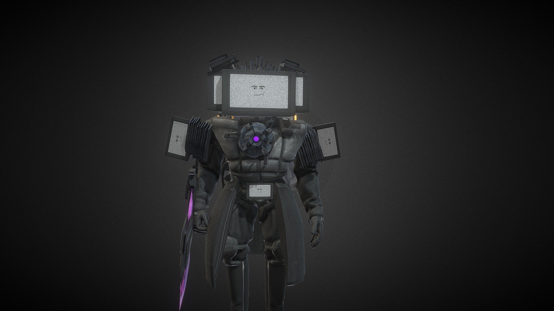 Upgraded Titan Tv Man - Download Free 3D model by Plunger X (@PlungerX ...