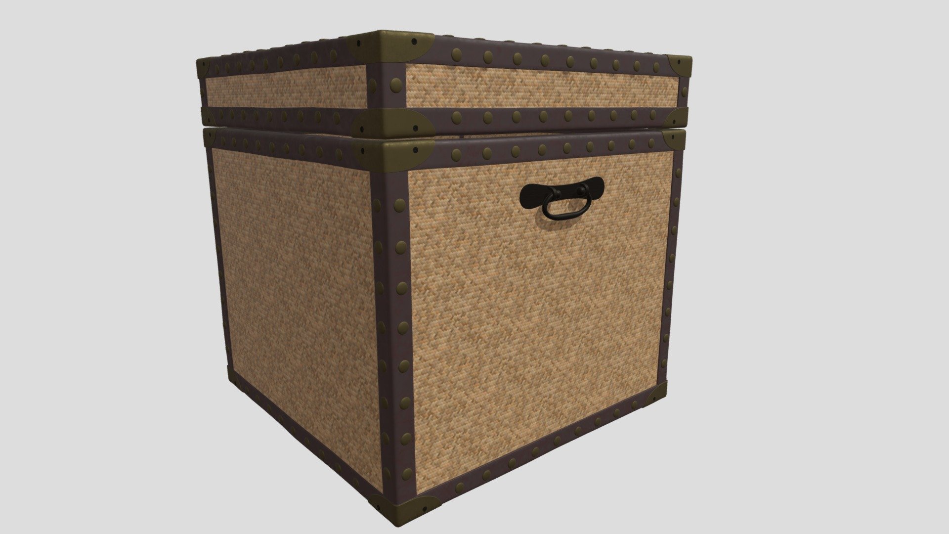 Serena Rattan Trunk - 3D model by meggeldens [8d24086] - Sketchfab