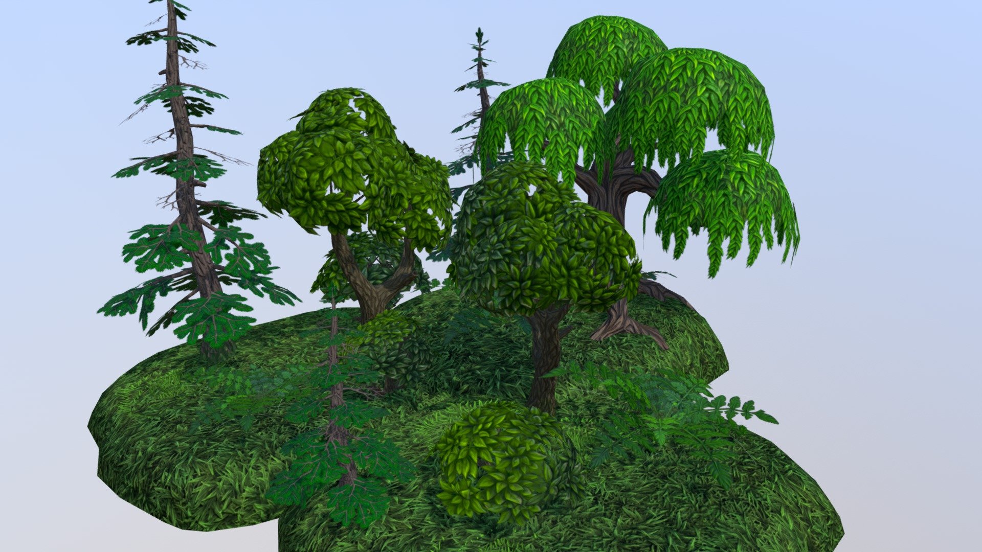 Forest - 3D model by NikStah [8d24322] - Sketchfab