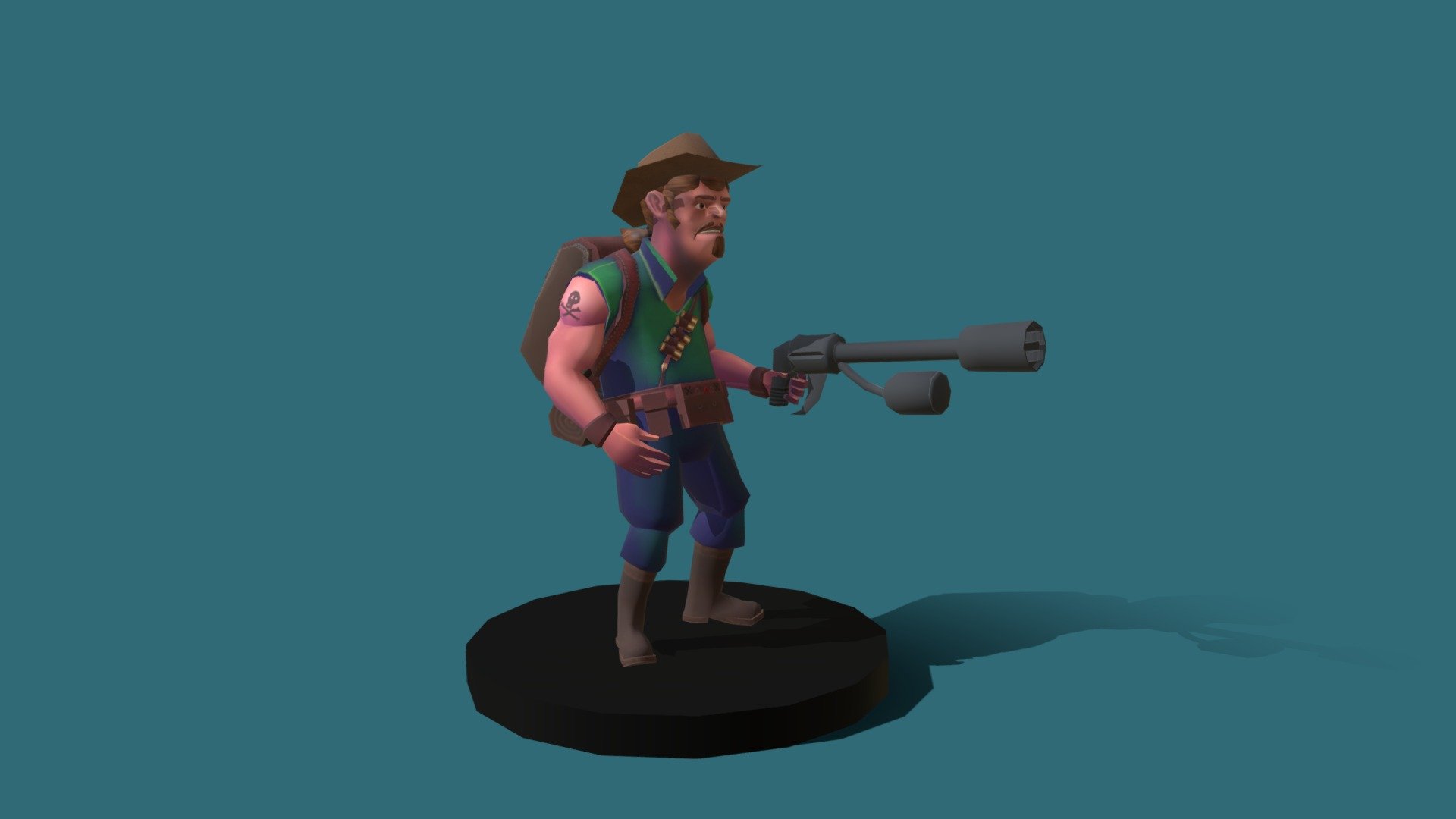 Mercenary_Fbx - 3D model by qasimroy [8d247b5] - Sketchfab