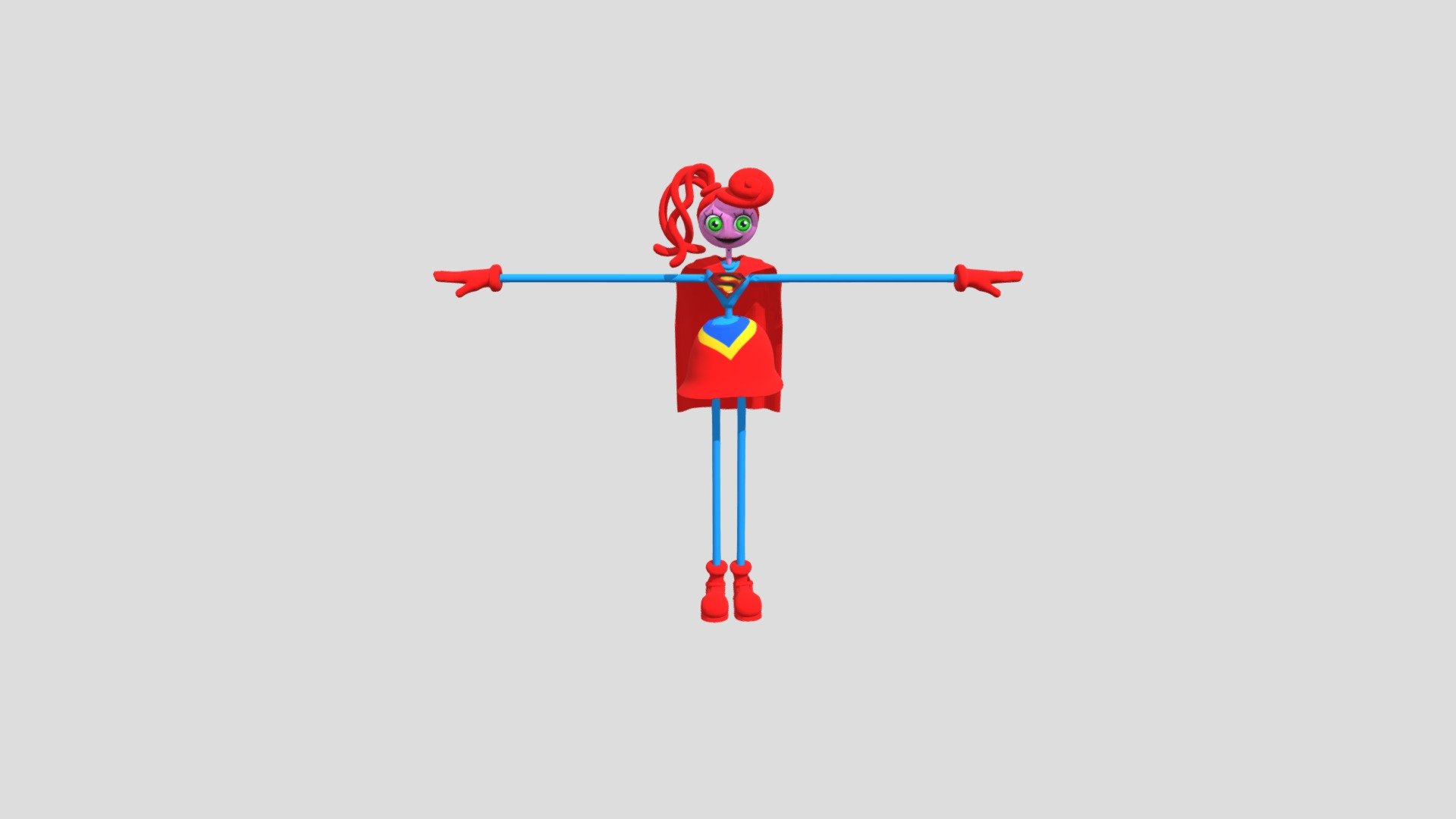 Super girl Mommy Long Legs - 3D model by POCO (@trantuanzk347) [8d2557a ...