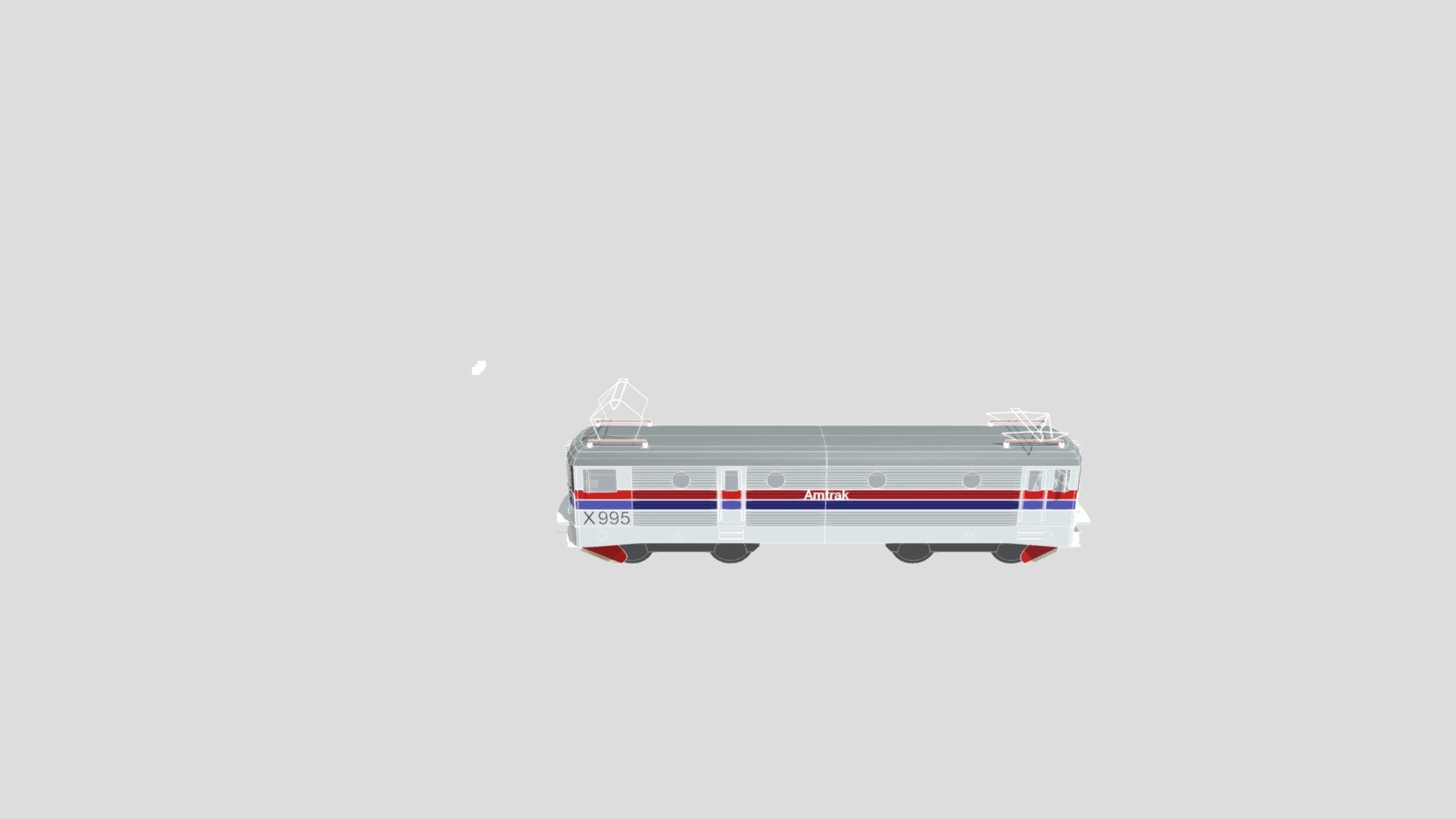 Amtrak+X995 - Download Free 3D model by myzak786 [8d25f6f] - Sketchfab