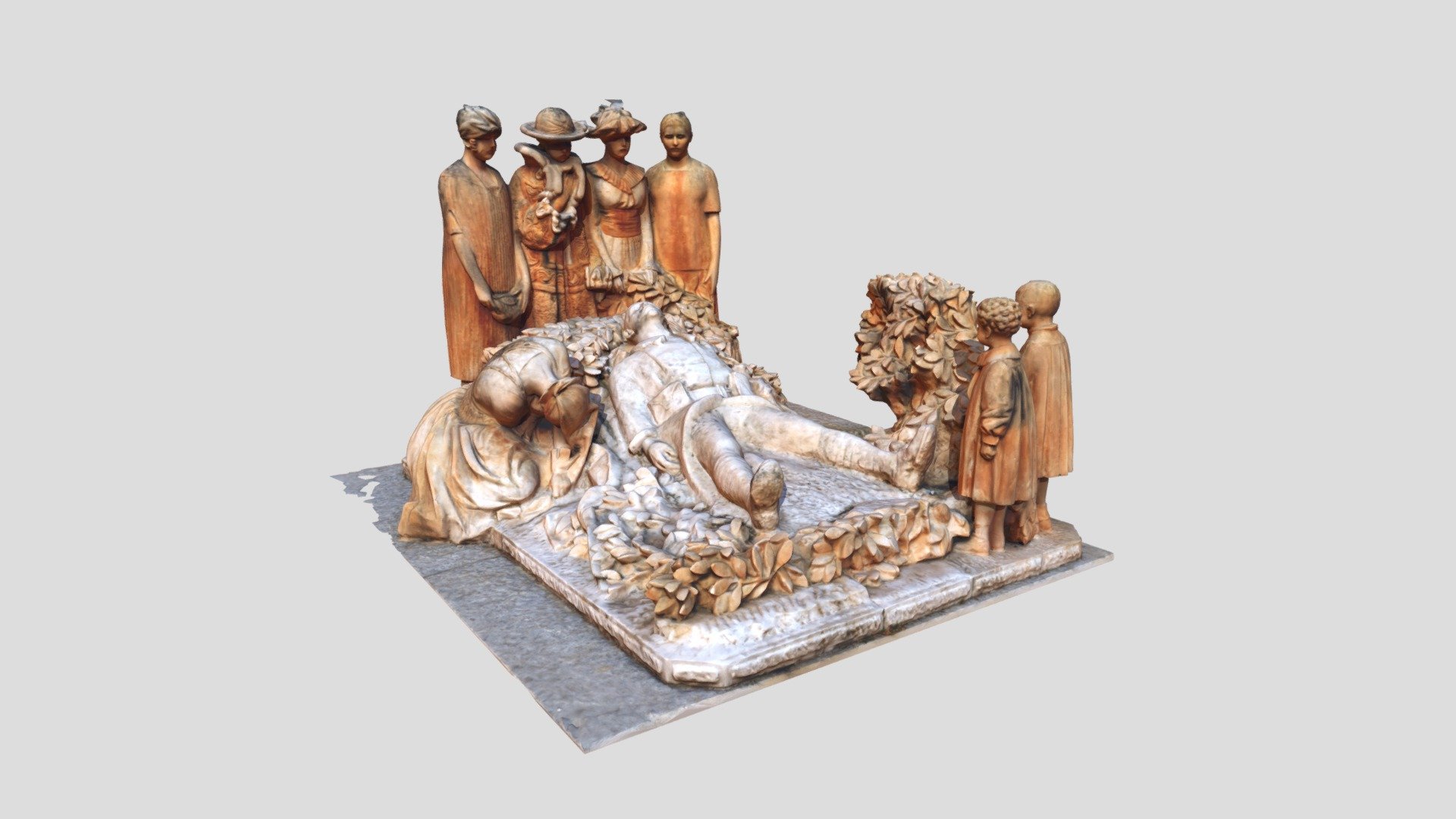 Monument aux morts de Lodève - 3D model by naudart (@naud.art34) [8d26faf] - Sketchfab