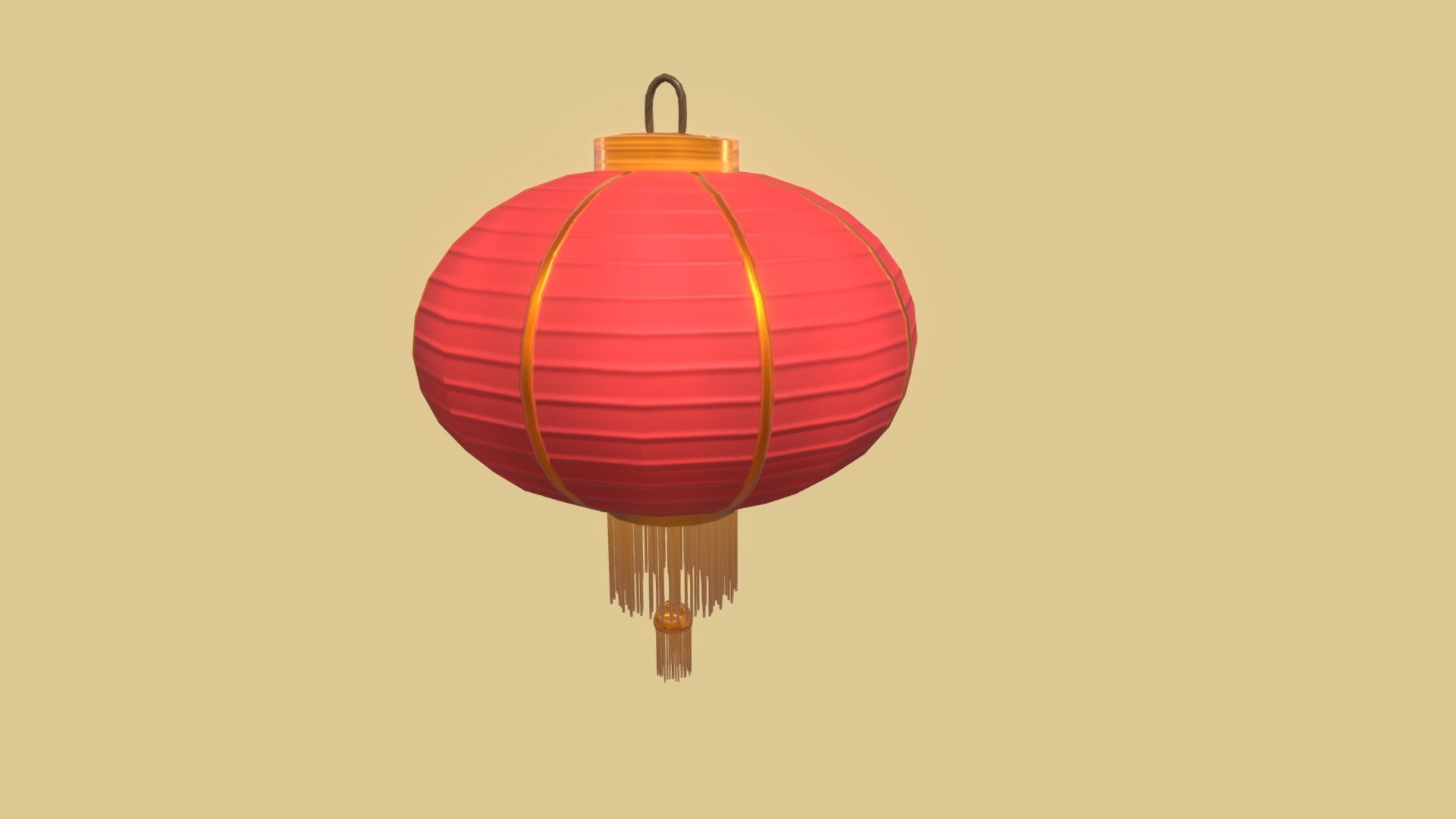 Chinese Lantern - 3D model by Sam (@Sam_1234) [8d2759f] - Sketchfab