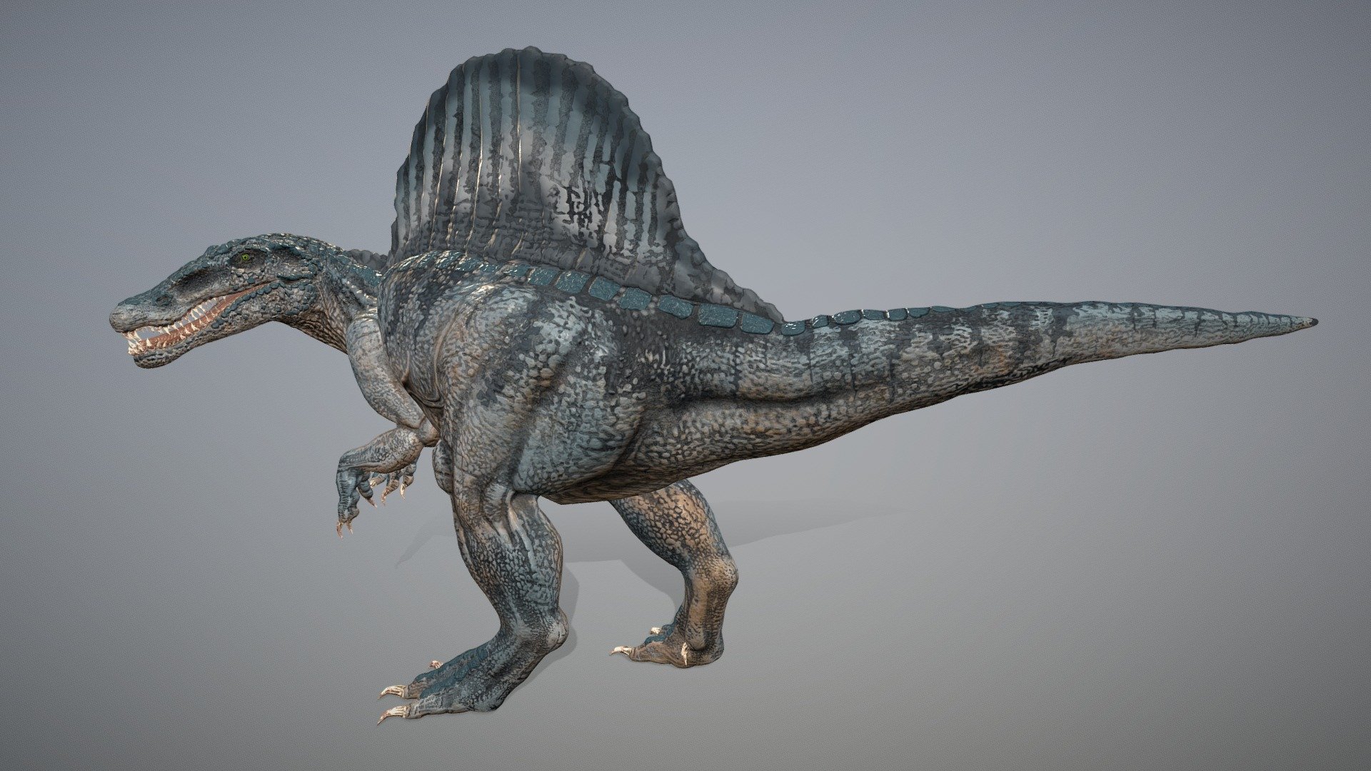 Spinosaurus - 3D model by -Qilin- [8d2879f] - Sketchfab
