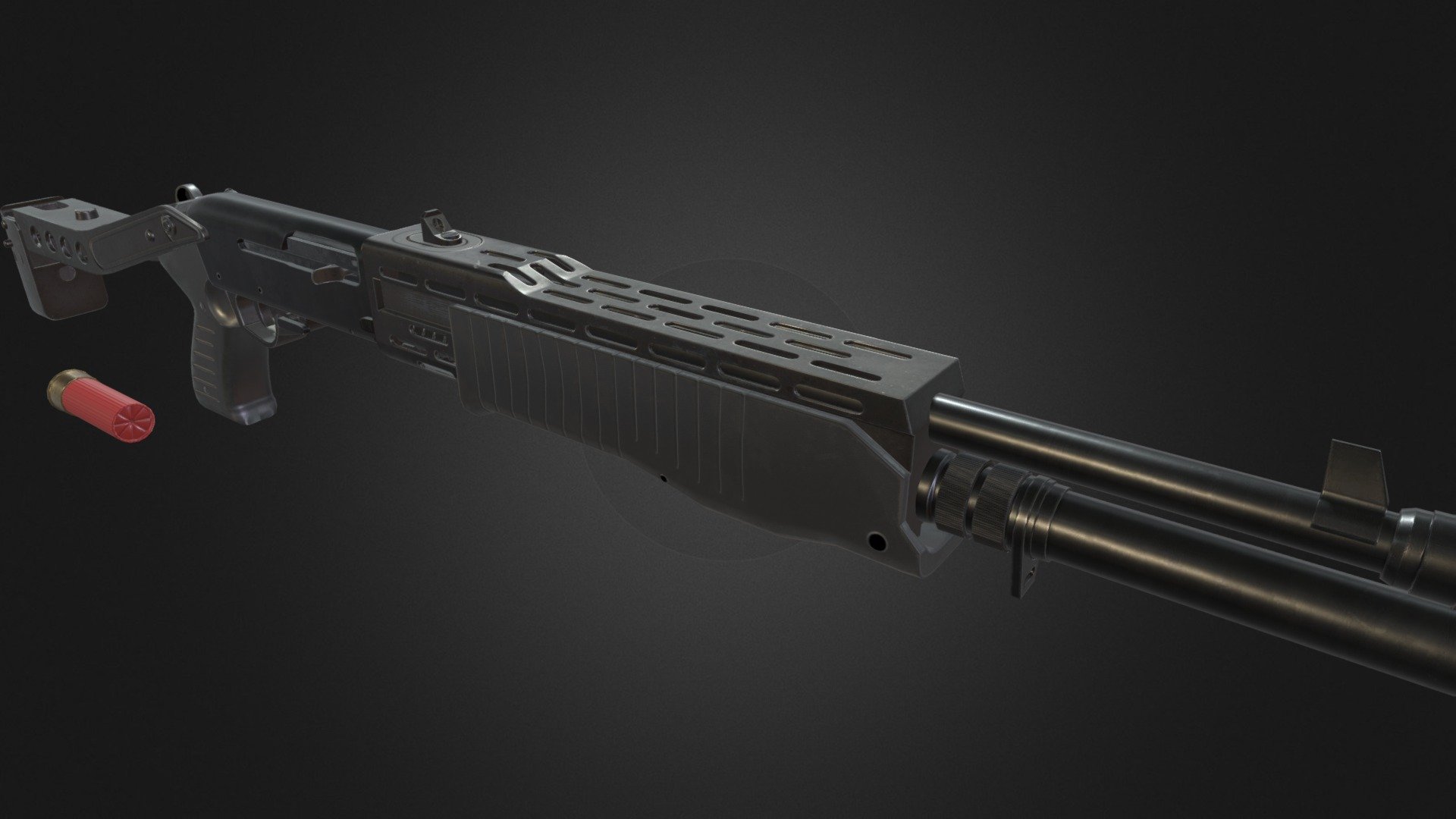 SPAS 12 AAA Game Ready PBR Low-poly 3D model - Buy Royalty Free 3D ...