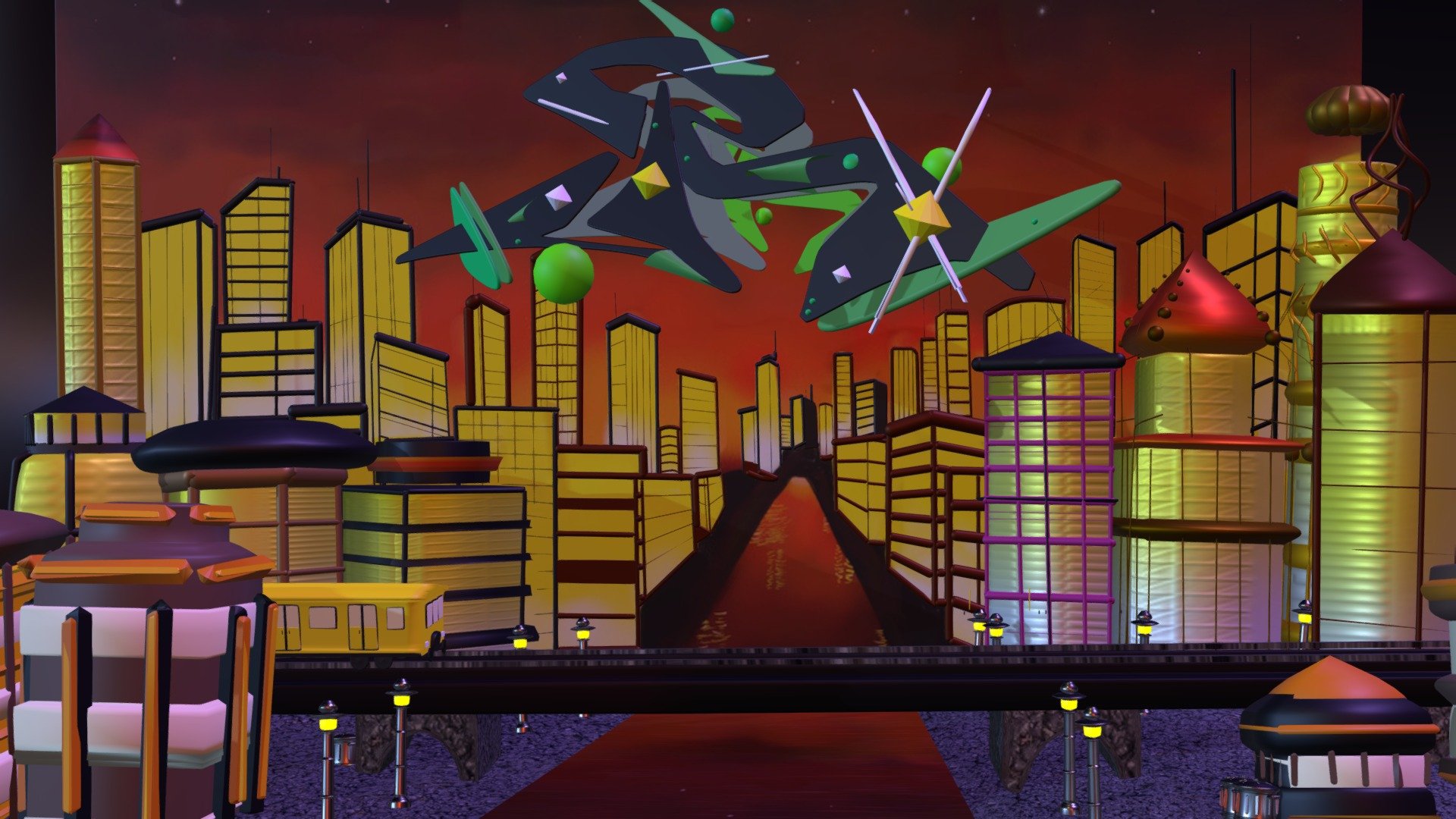 Skyline - 3D model by Miguelangelo Rosario (@miguelangelo2k) [8d2c836 ...
