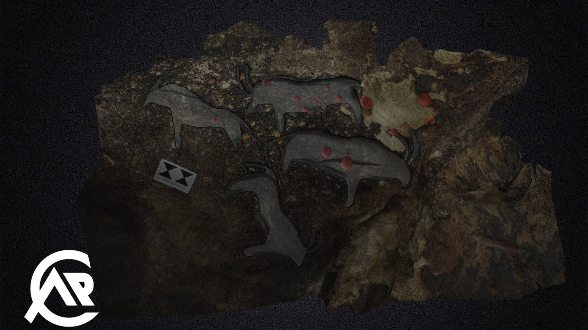 Digital Tracing of Bulls in circular defense - Download Free 3D model ...