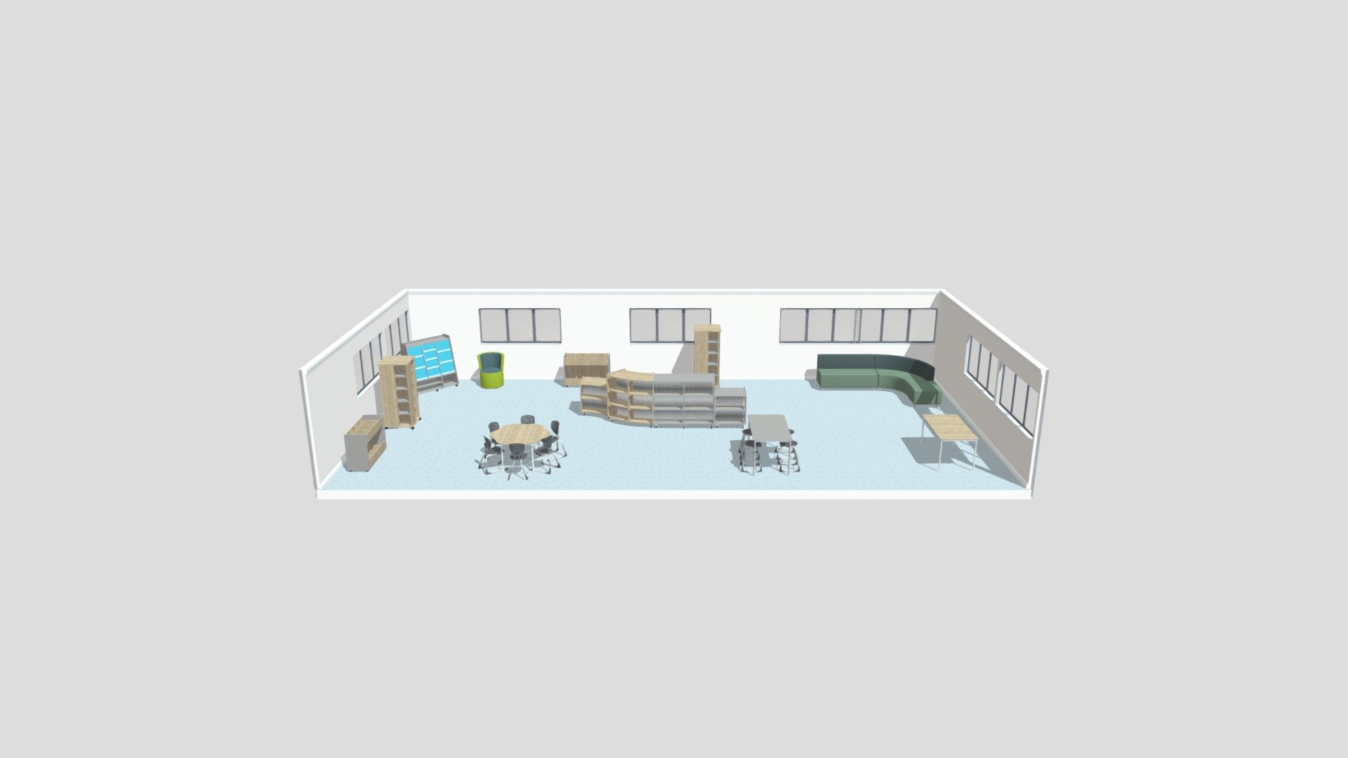 Library - 3D model by furnware [8d2e5e5] - Sketchfab