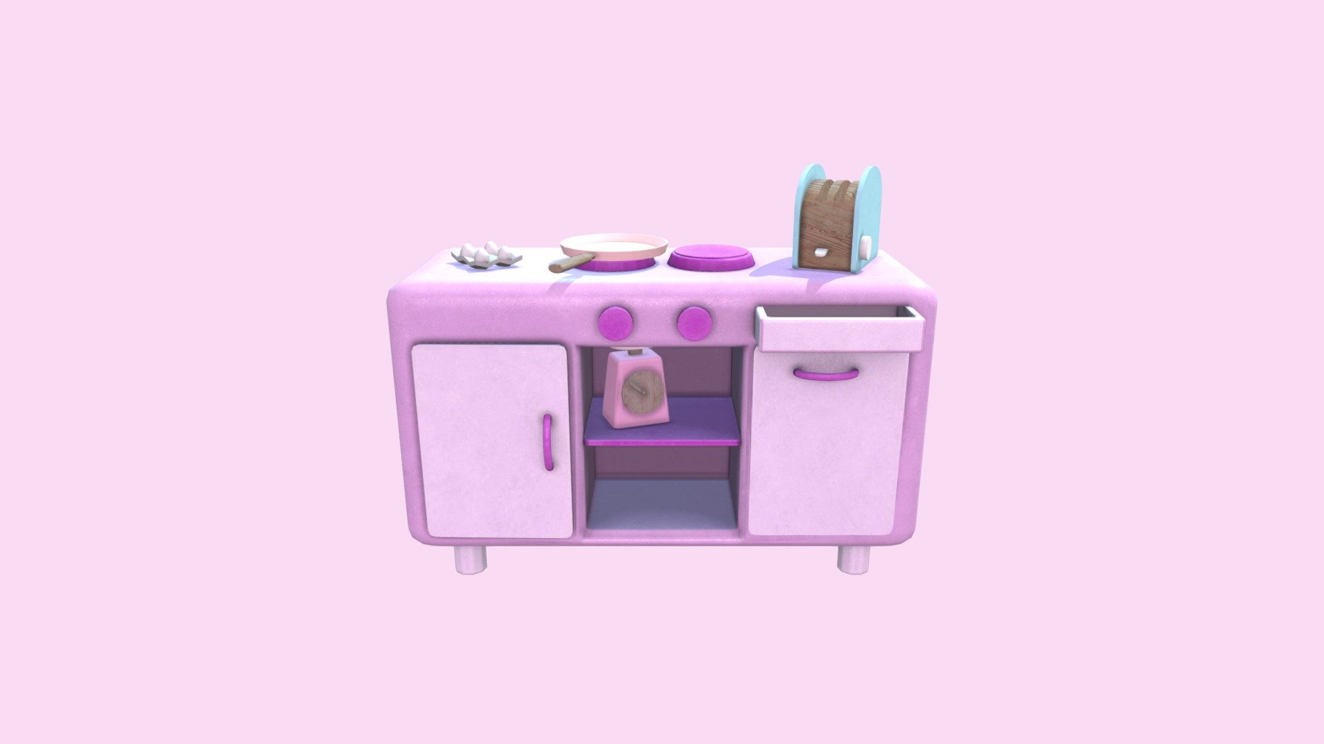 kids kitchen - 3D model by Jort Thijssen (@Jort.Thijssen) [8d2f0c0 ...