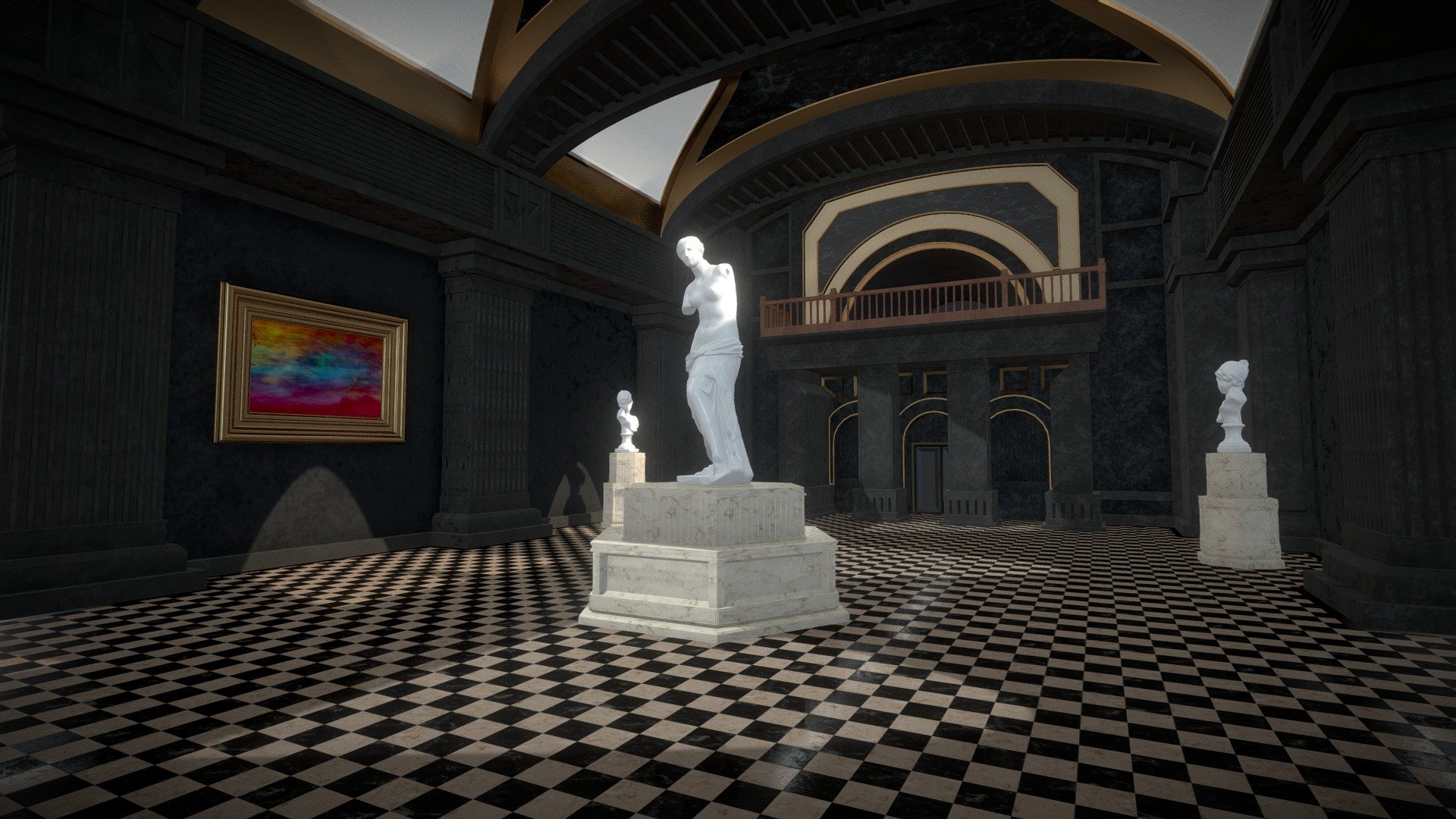 Museum_[interior] - Download Free 3D model by Comicaroid (@yuuuusukeeee ...