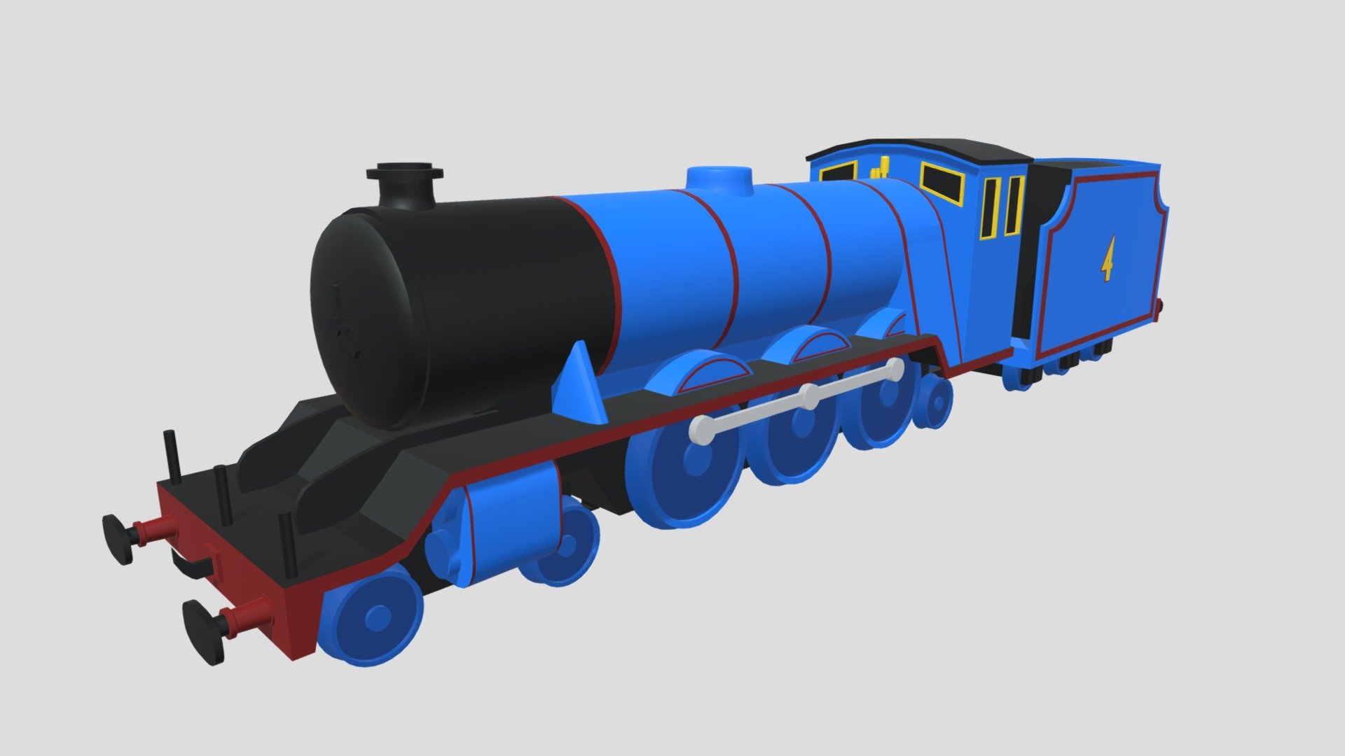 Gordon The Big Engine - Download Free 3D model by mrmrnaufal [8d318b1 ...