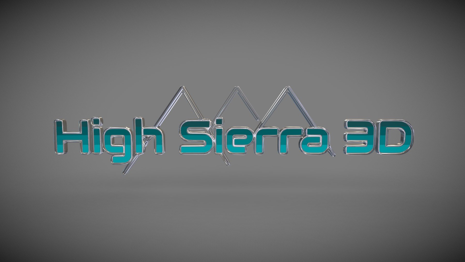 High Sierra 3D - Mountain Logo - 3D model by High Sierra 3D ...