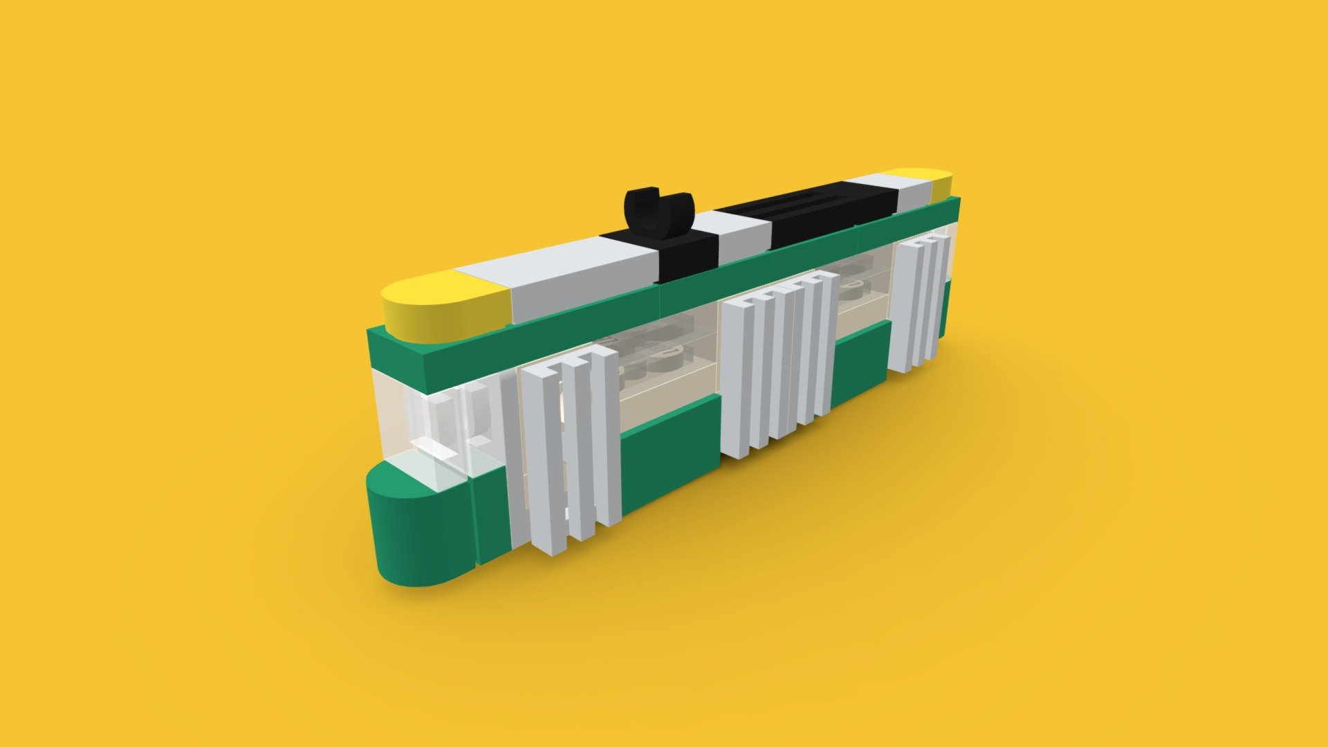 LEGO Micro Old Tramway MOC [#0244] - Download Free 3D model by The ...