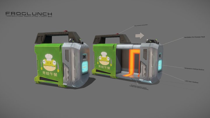 Lunchbox 3D models - Sketchfab