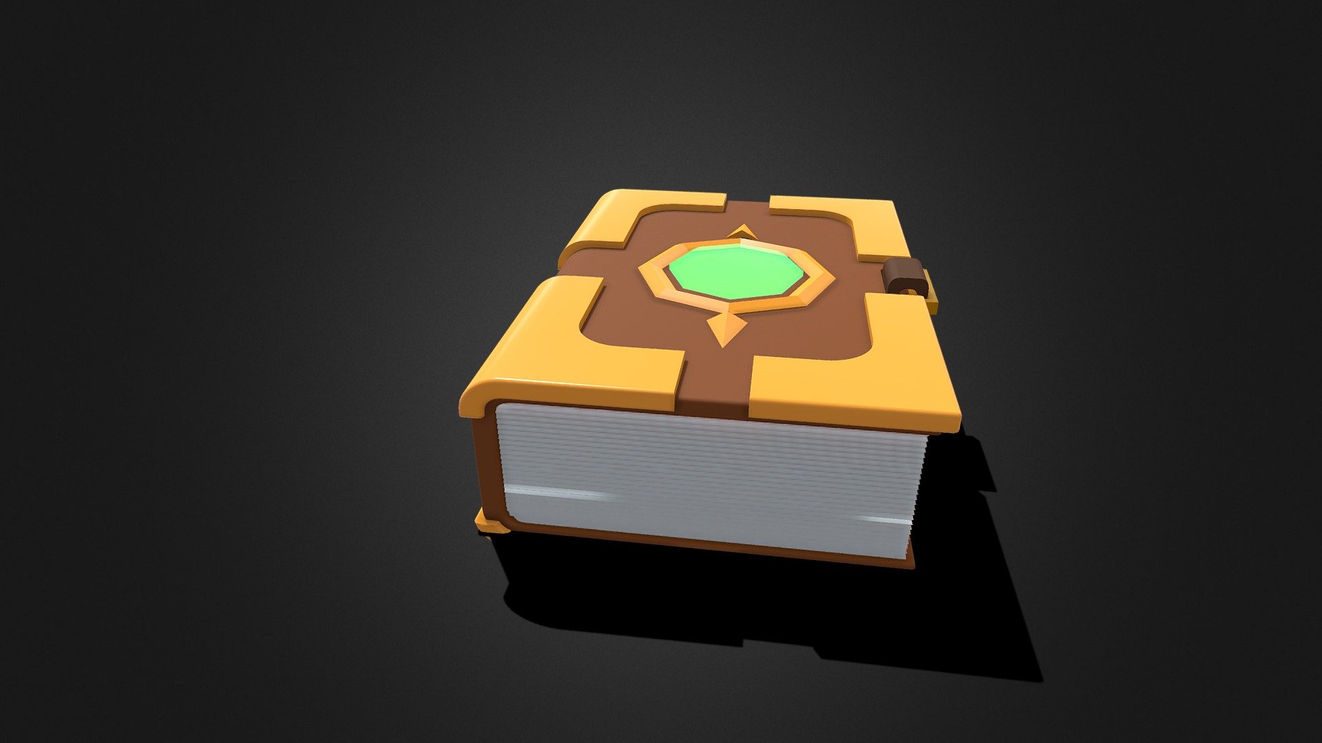 The Magic Book (Low-Poly) - Download Free 3D model by pevofficialll ...