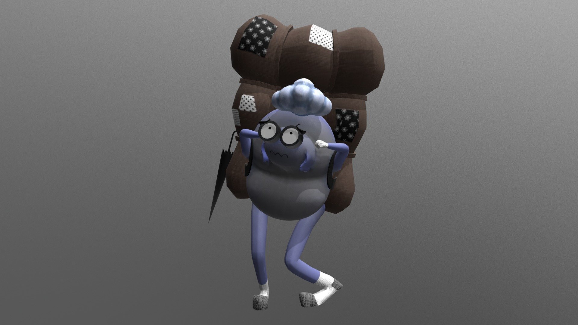 Anxious Character Idle Animation - 3D model by Meghan Grayson (@meghvn ...