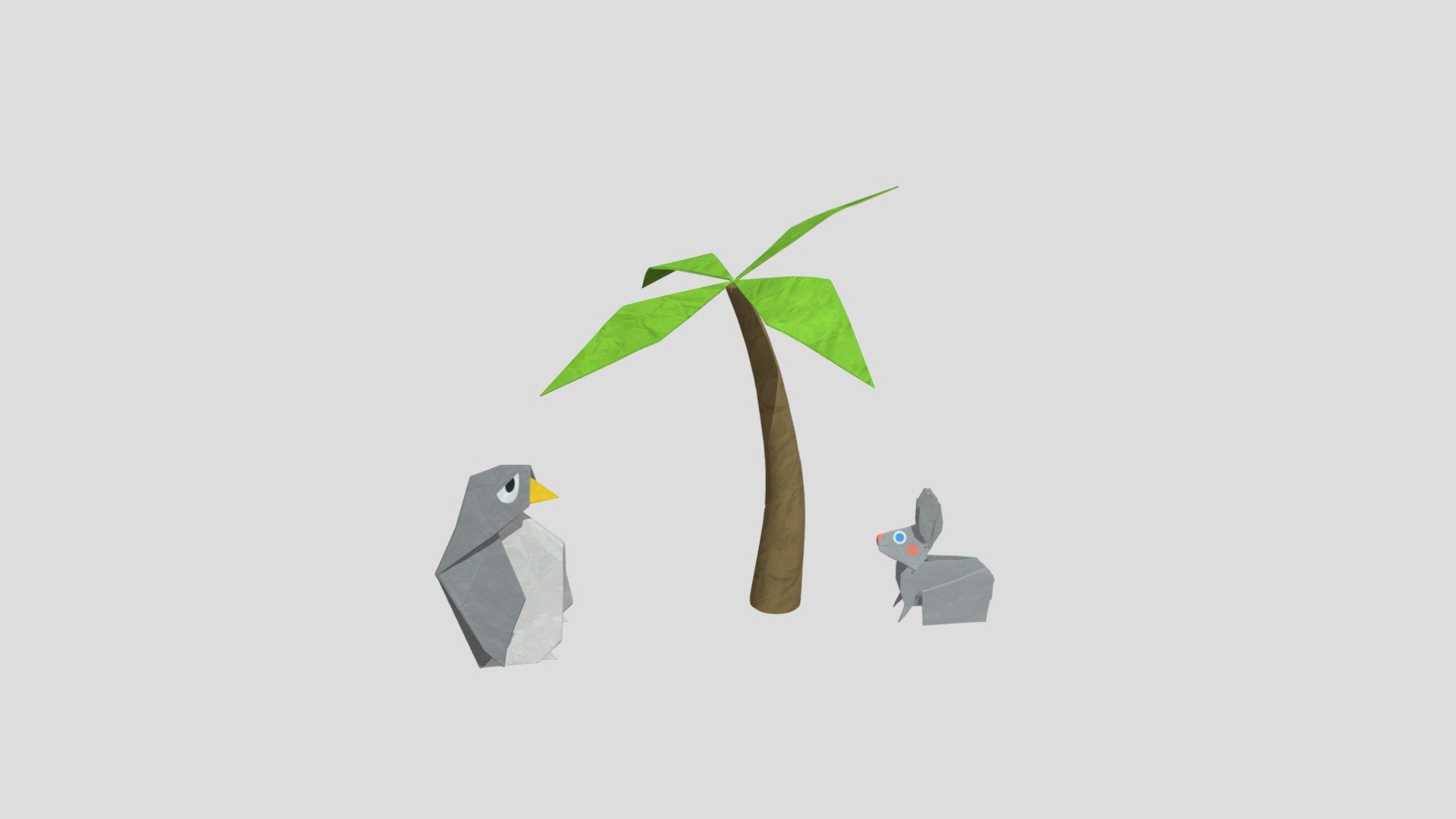 Origami - Download Free 3D model by olai [8d399e8] - Sketchfab