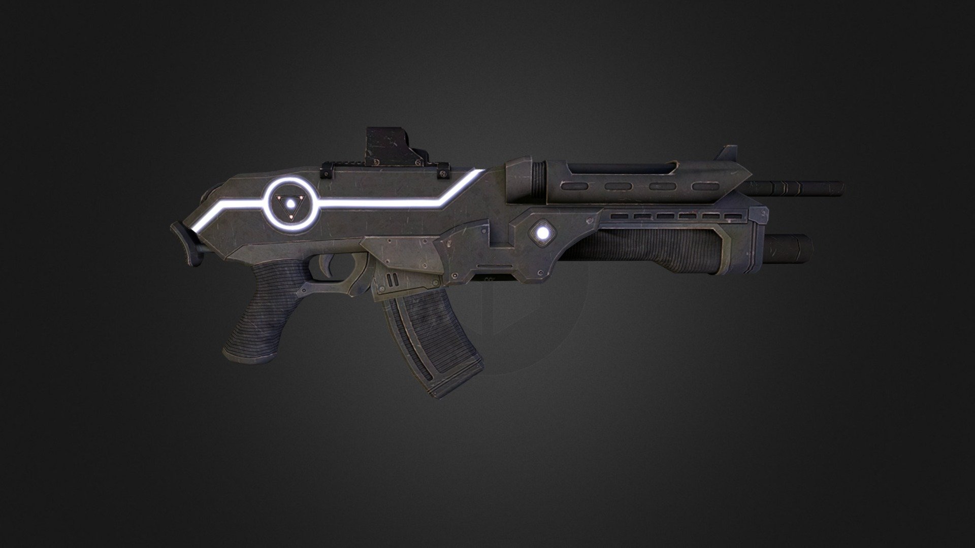 Assault Rifle - 3D model by ThunderBull [8d3b073] - Sketchfab