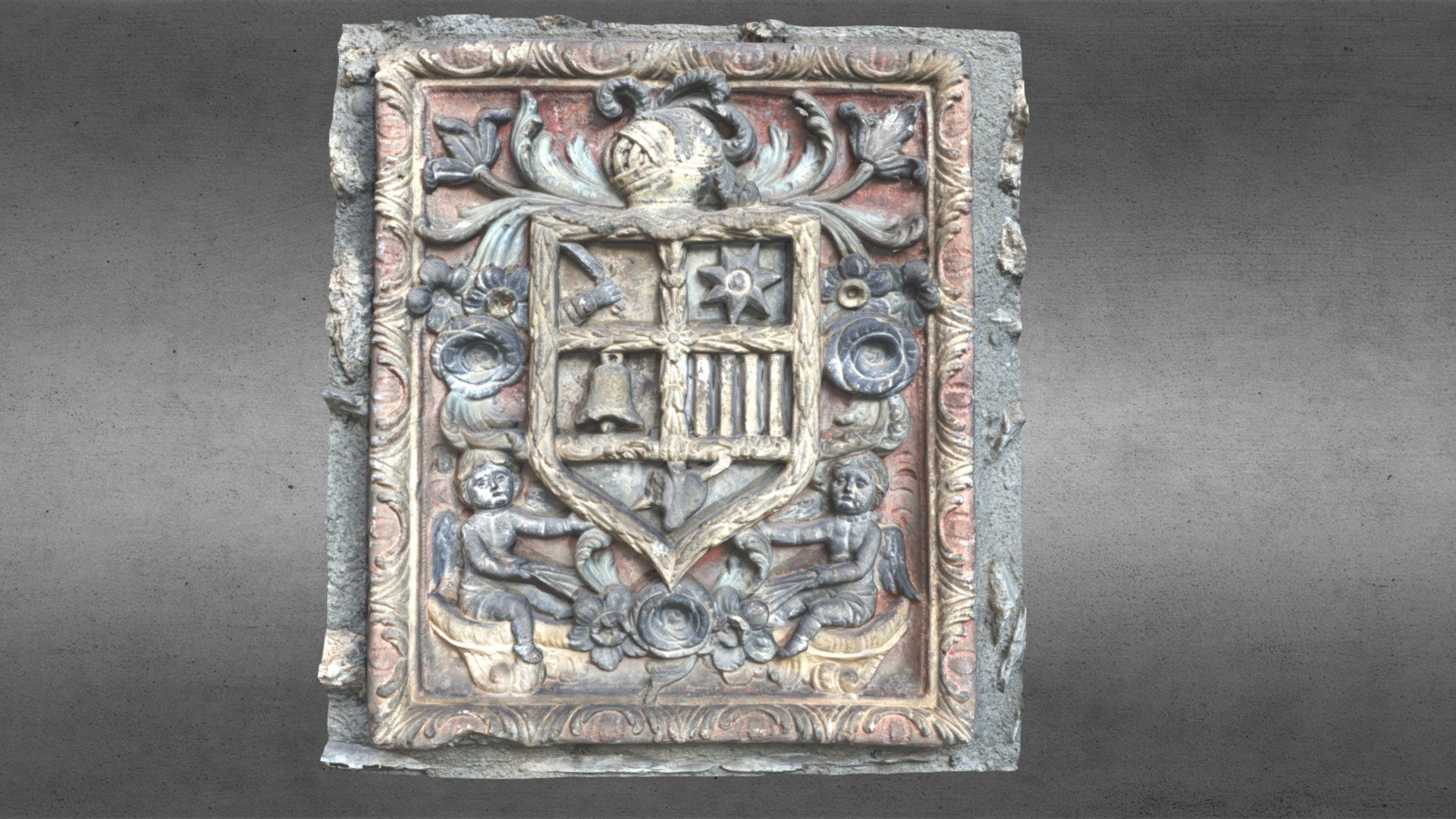 Escudo de los Español en casa Mingot (Anciles) - 3D model by topovall ...