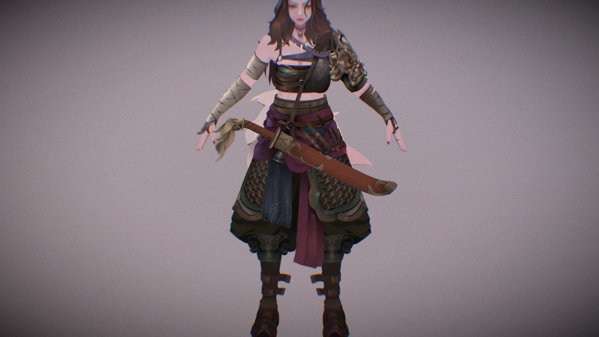 Jiu Wei Hu-RIG - 3D model by jawsii [8d3ea3d] - Sketchfab