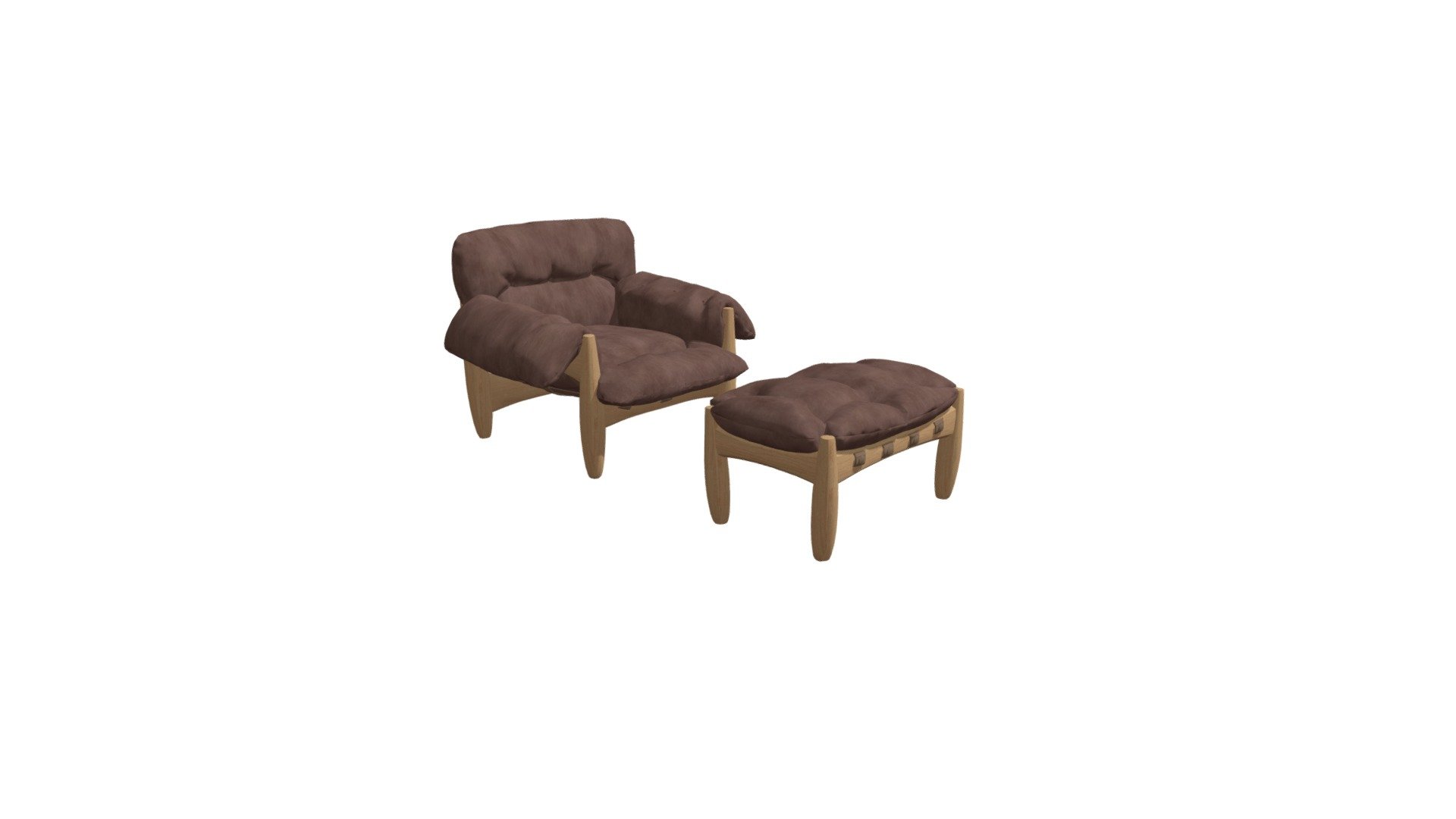 POLTRONA MOLE SERGIO RODRIGUES AGAVE CASA - Download Free 3D model by Grupo Oca (@grupooca ...