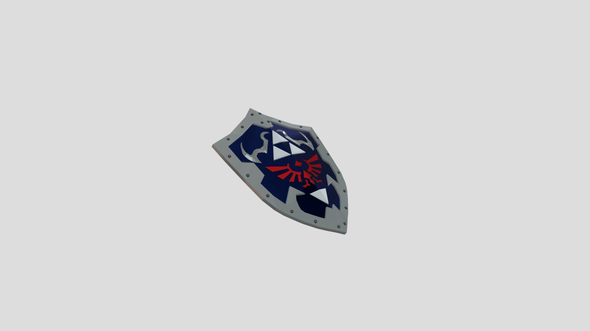 Link Hylian Shield - Download Free 3D model by Georgin (@georginjohny ...