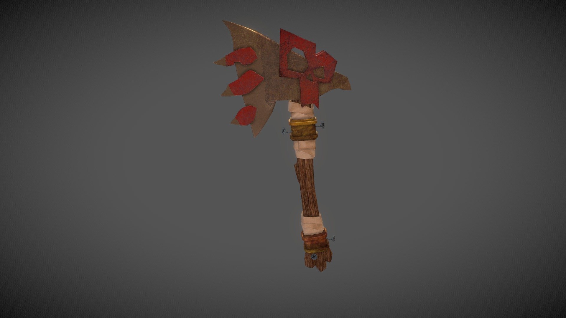 Rust Axe - 3D model by Ryan Koh (@RyanKoh) [8d423f6] - Sketchfab