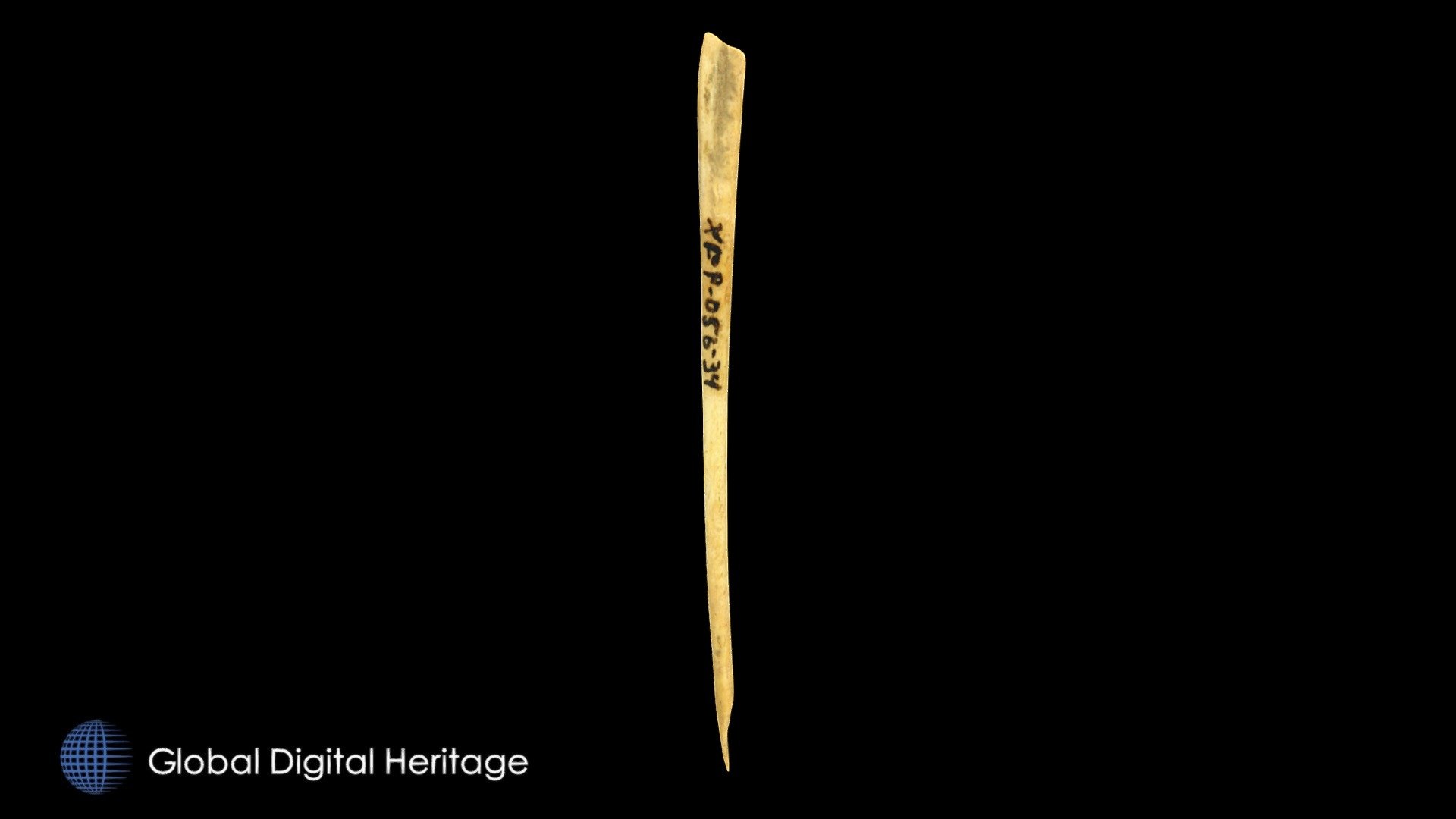 XFP-056 Bird bone awl, Sanak Island, Alaska. - Download Free 3D model ...