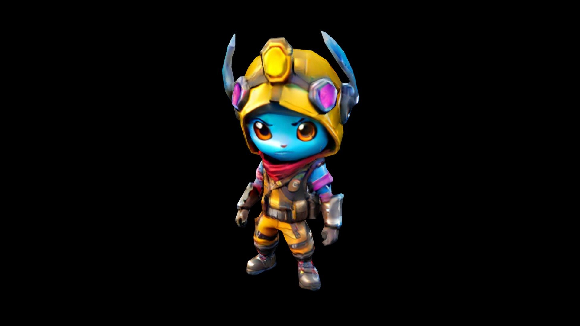 Image Stardew Valley - Emo (Male) Fighter - Download Free 3D model by ...