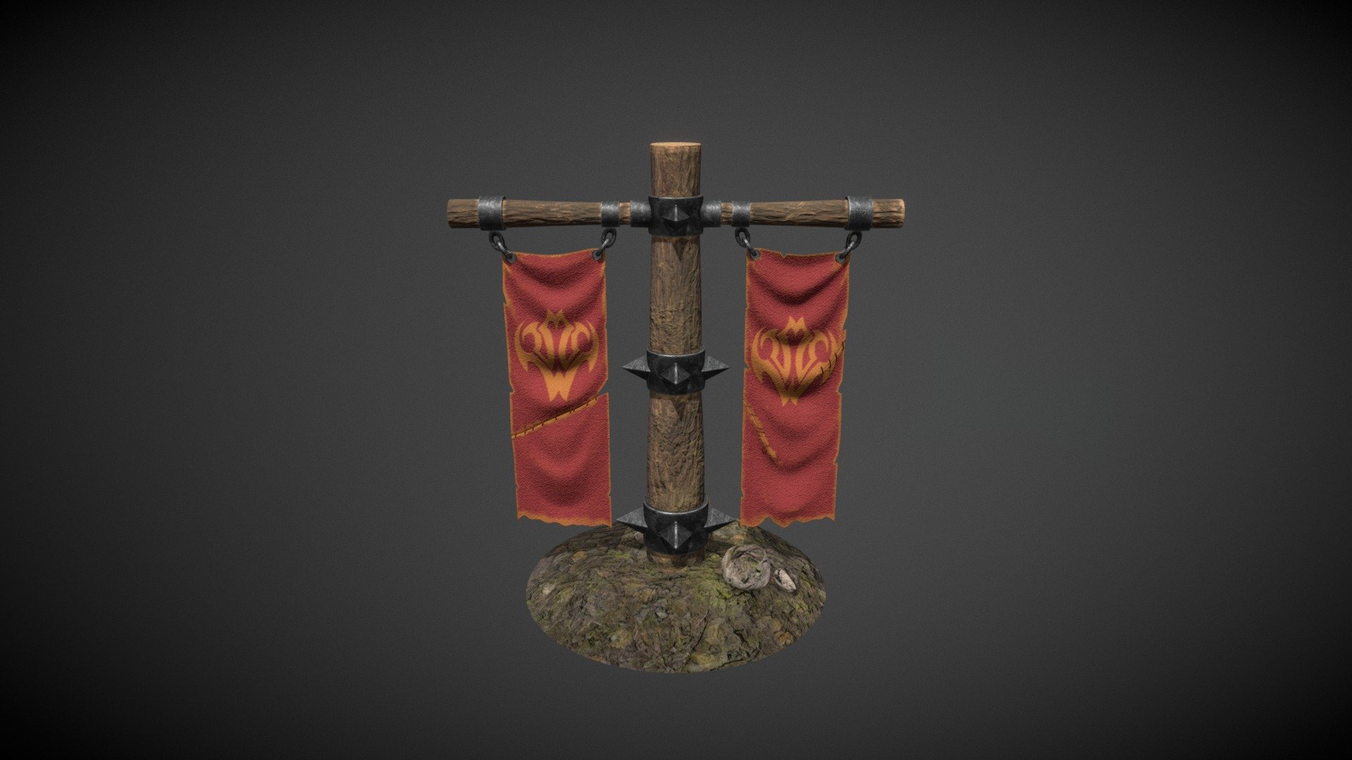 Flag-Game Asset - 3D model by Praveen_IN [8d45301] - Sketchfab