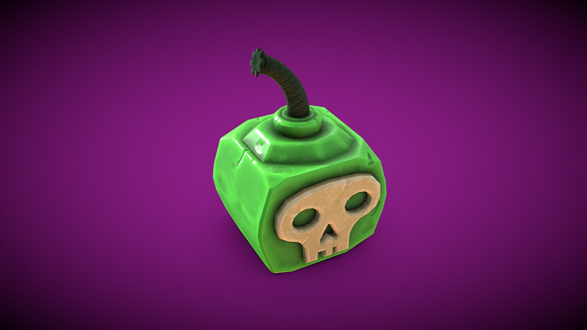 Skullbomb - 3D model by kide93 (@Kidelen_Howard) [8d456fa] - Sketchfab