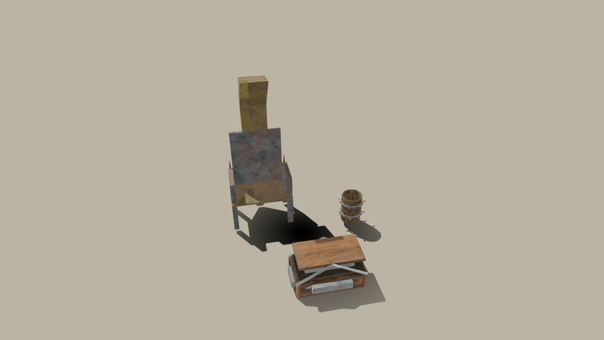 Three Fantasy Decor Models Export - Download Free 3D model by irmayers ...