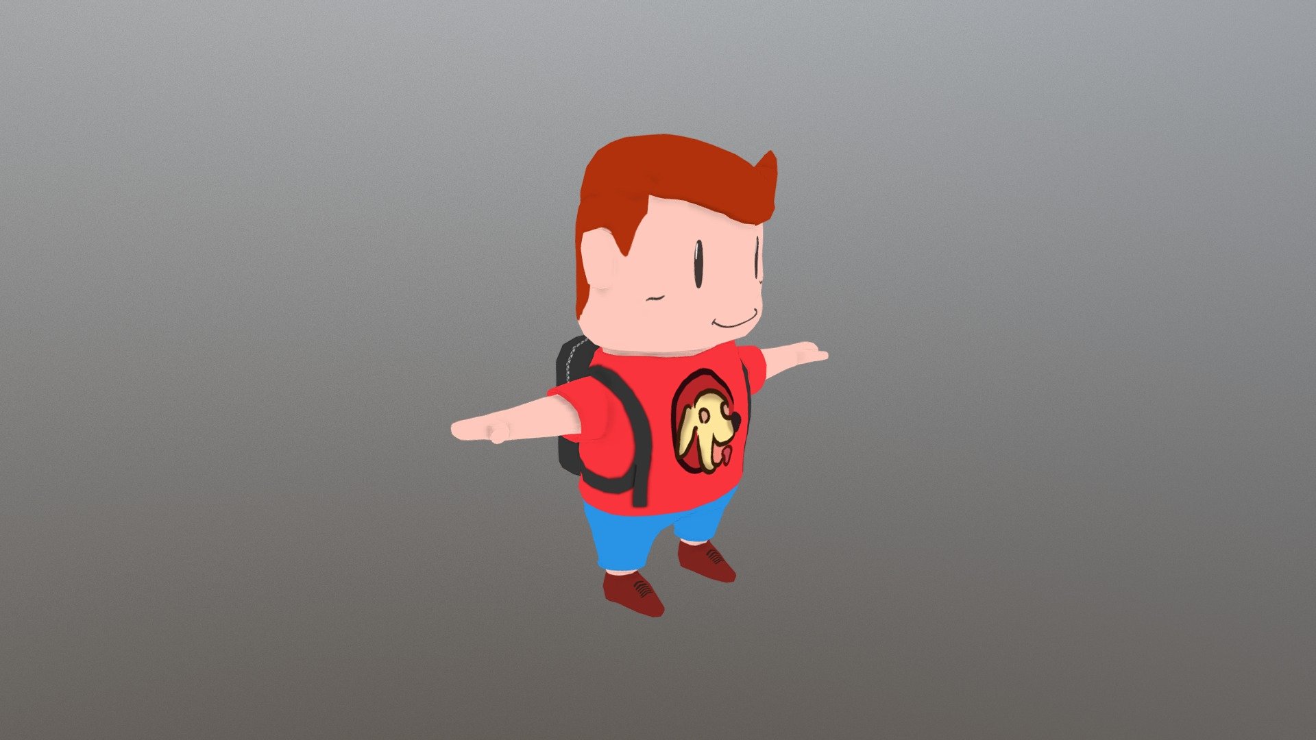 Cartoon child - 3D model by luuxord [8d47ea9] - Sketchfab