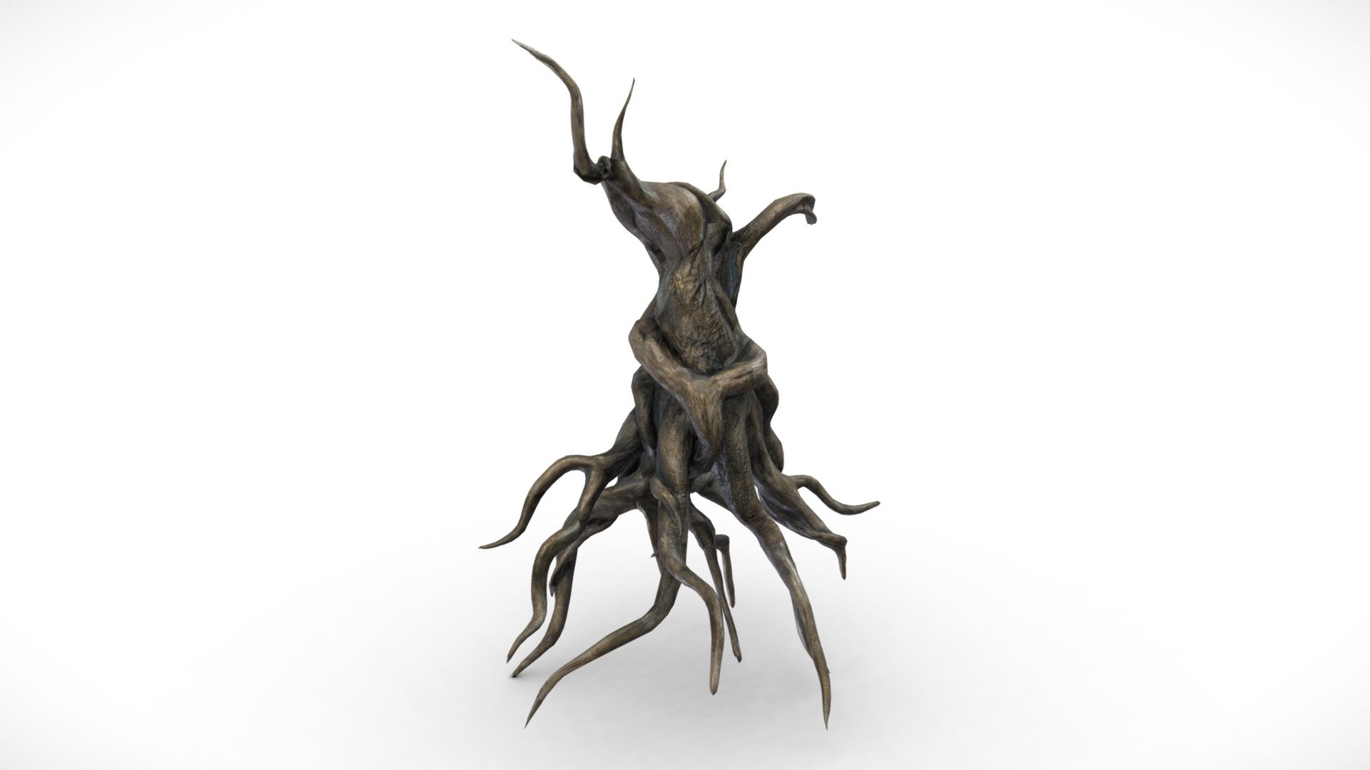 Fantasy Forest Tree Stump B - Scary Dead Roots - Buy Royalty Free 3D ...