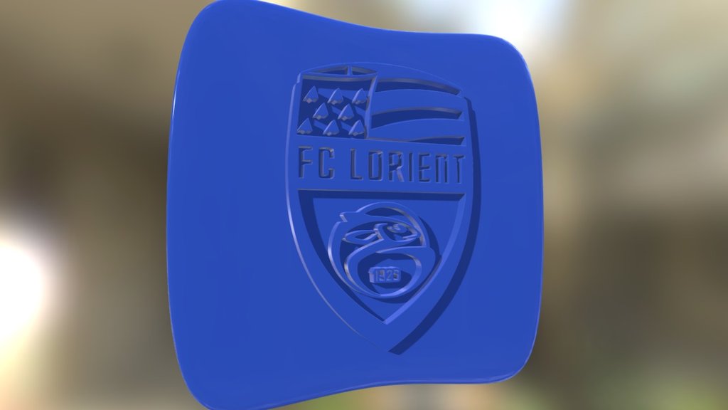 Lorient Logo - 3D model by vincent.depussay [8d4936e] - Sketchfab