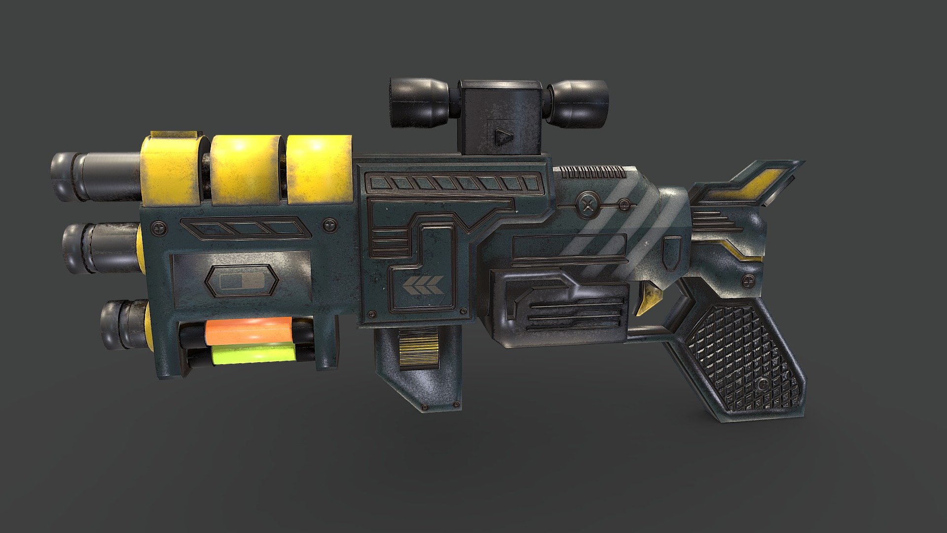 Sci Fi Ray Gun - Buy Royalty Free 3D model by swastika (@chinababa ...
