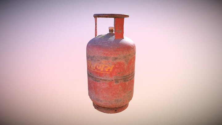Gas-cylinder 3D models - Sketchfab