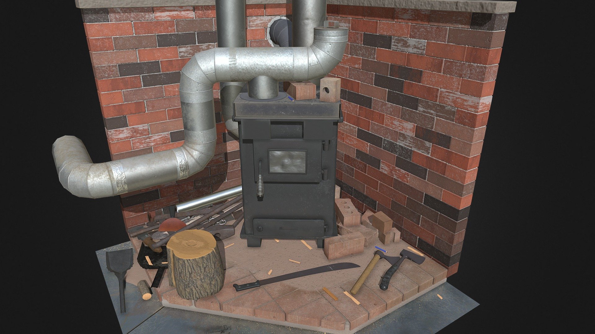 Pete's Furnace - 3D model by dellmitch [8d4e305] - Sketchfab