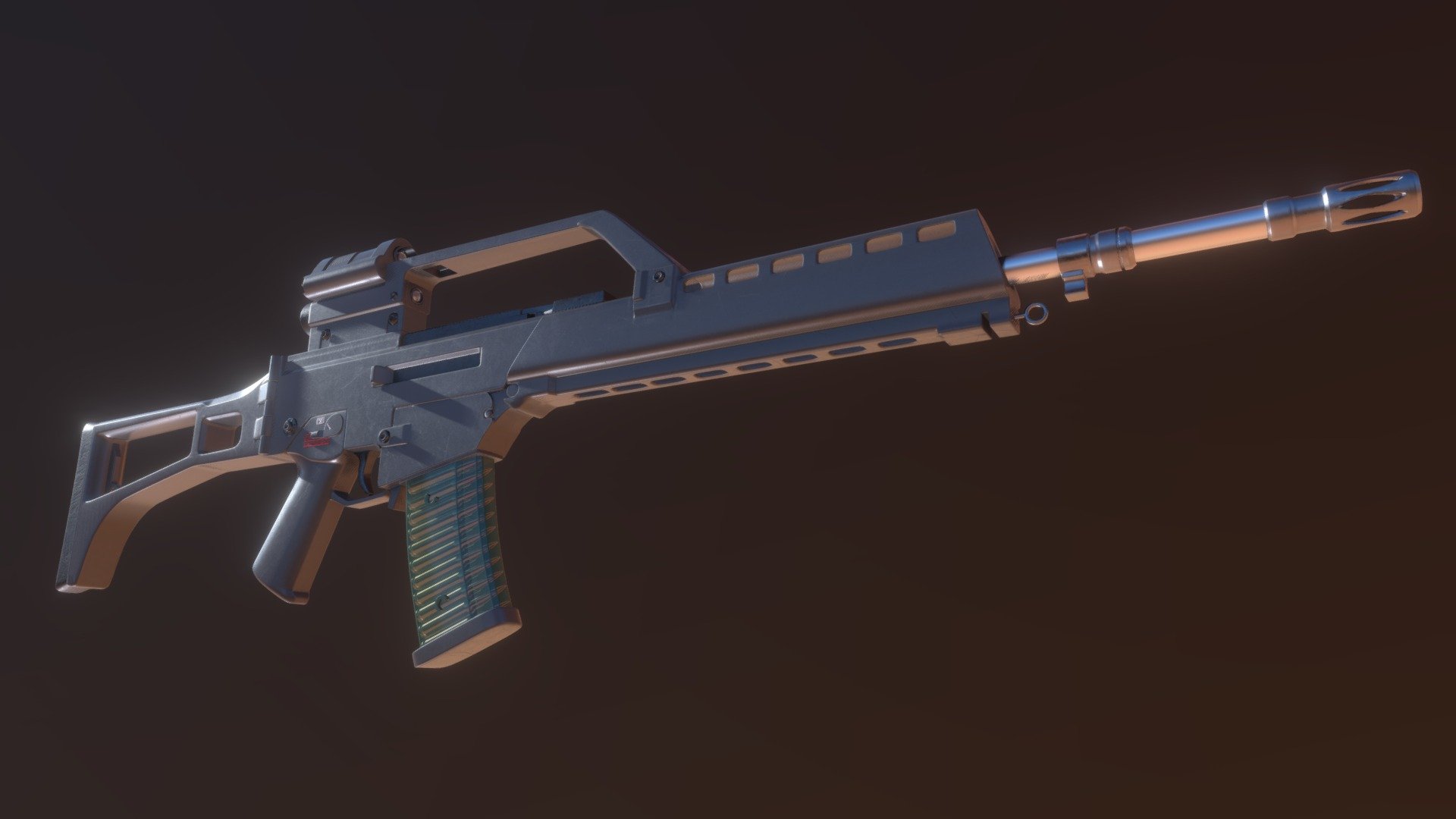 H&K G36 Assault Rifle - Buy Royalty Free 3D model by Demonic Arts ...